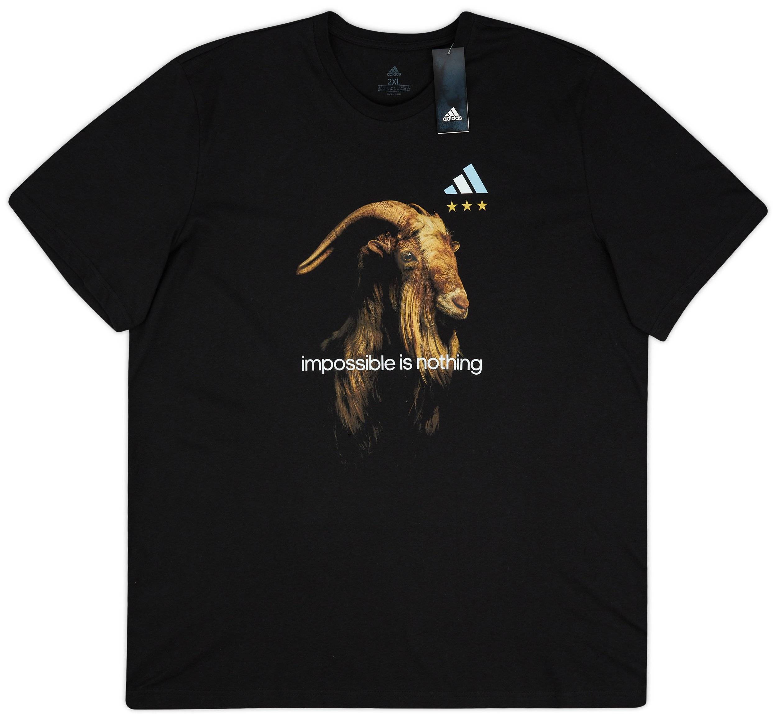 2022-23 Argentina adidas Messi Goat Tee