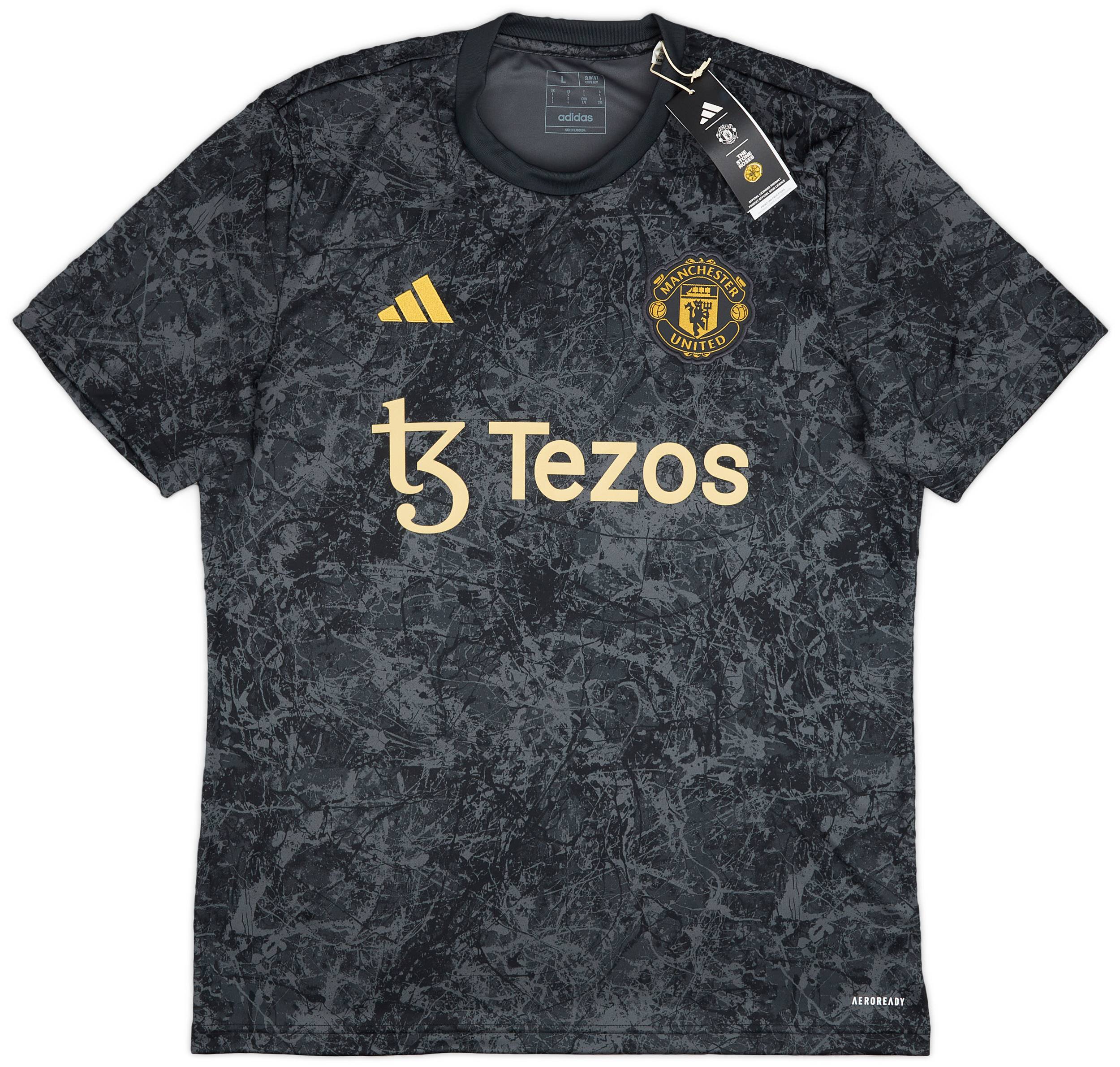 2023-24 Manchester United x adidas x Stone Roses Pre-Match Shirt