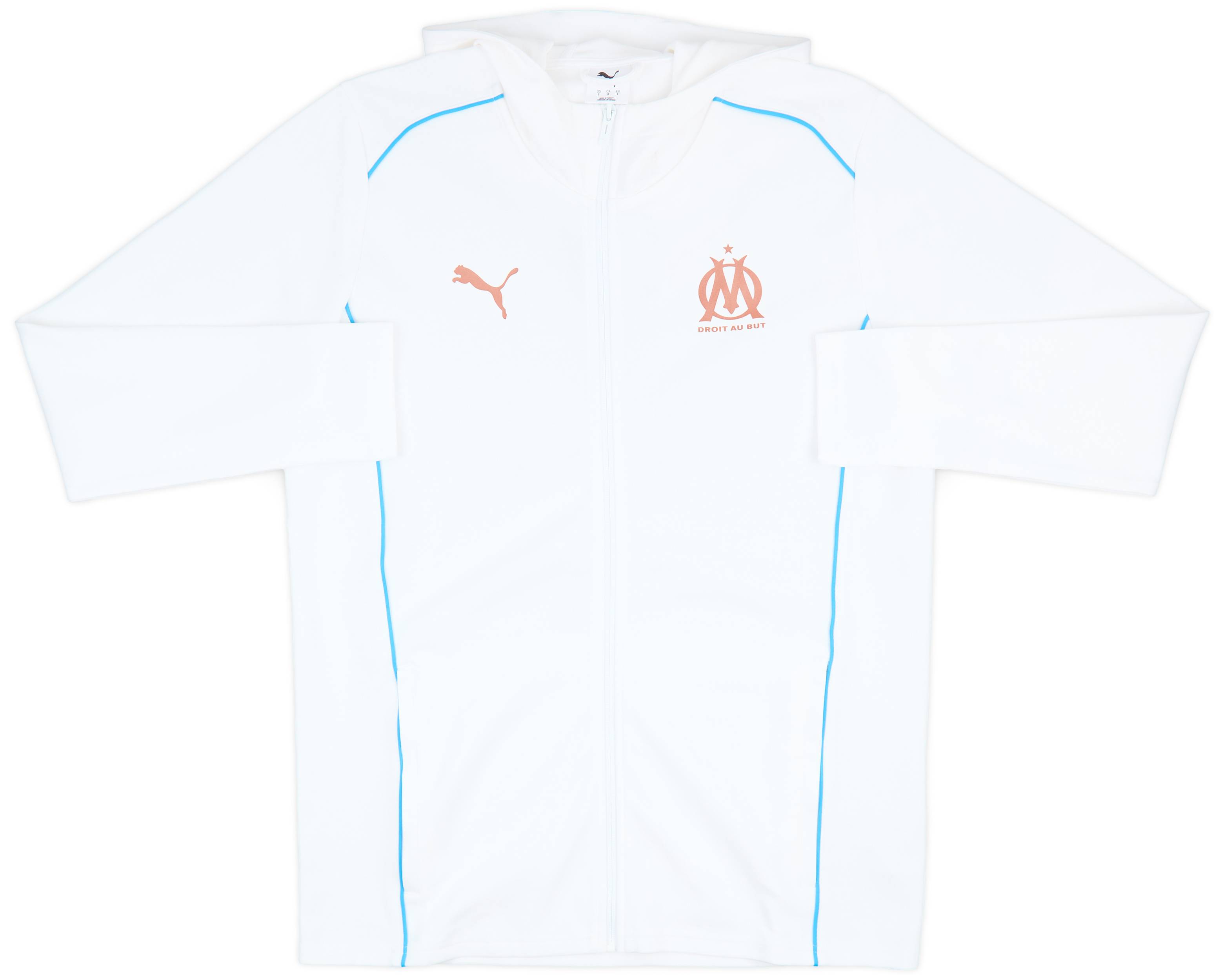 2024-25 Olympique Marseille Puma Casuals Hooded Jacket