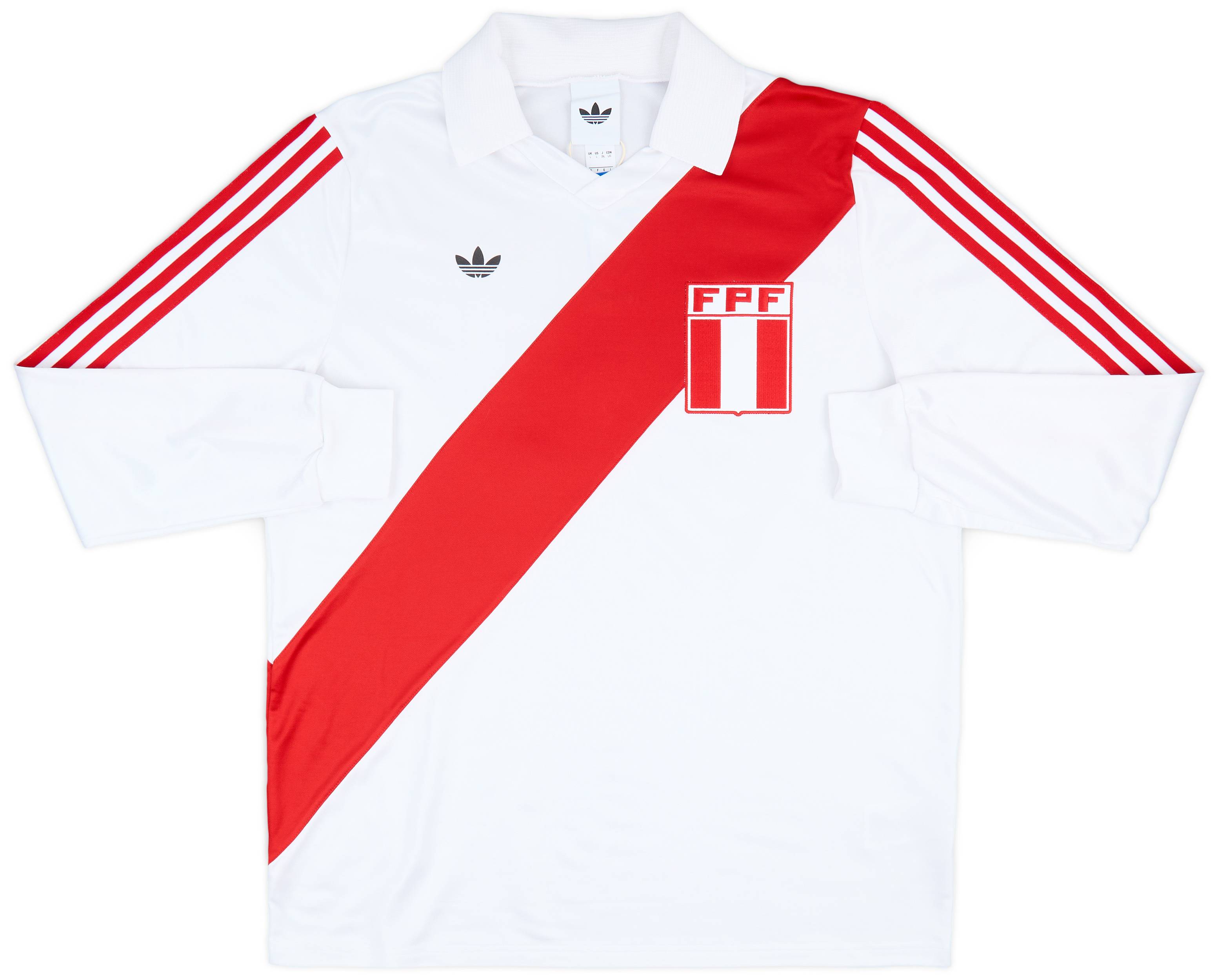 1978 Peru adidas Originals Reissue Home L/S Shirt #10