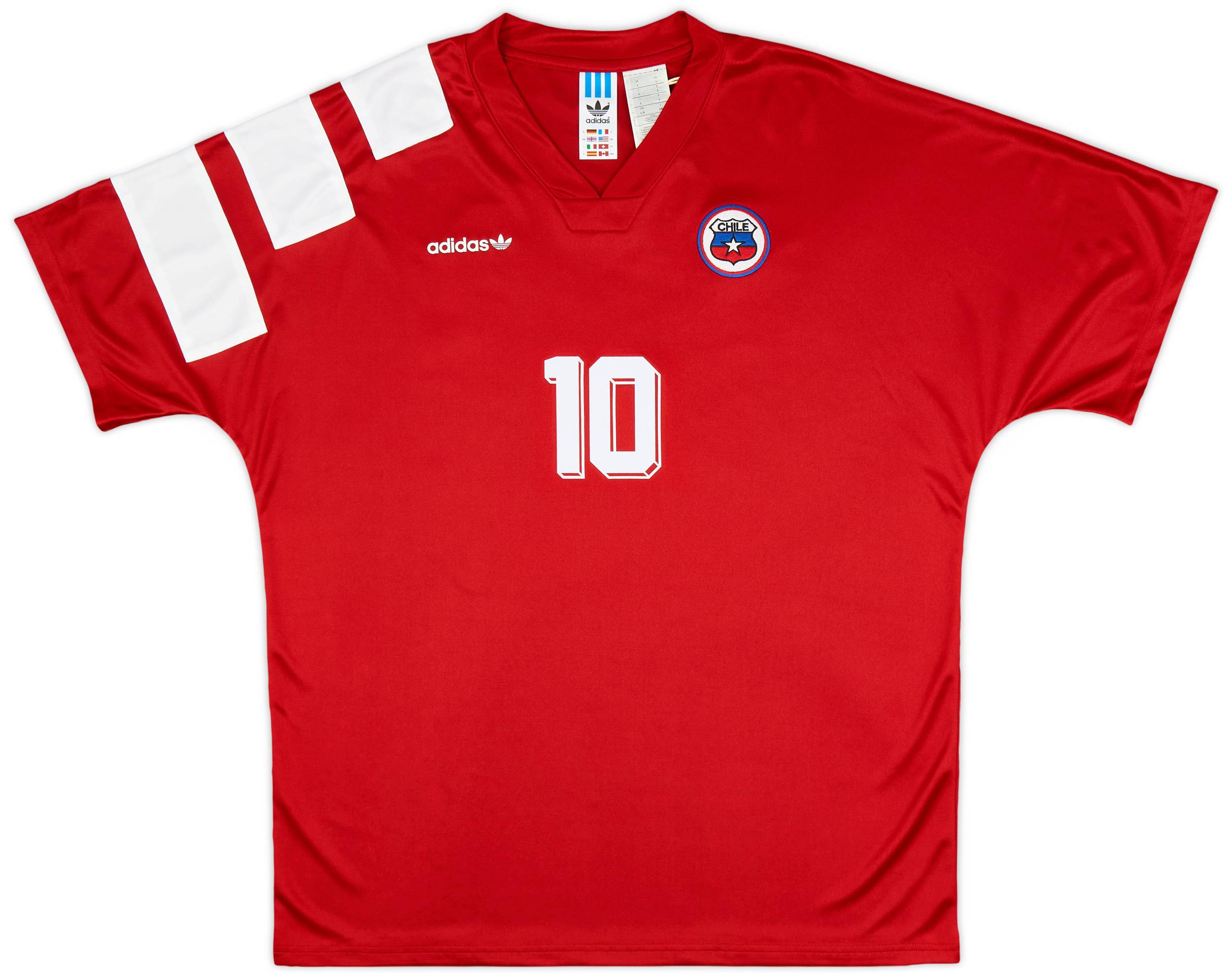 1994 Chile adidas Reissue Home Shirt #10