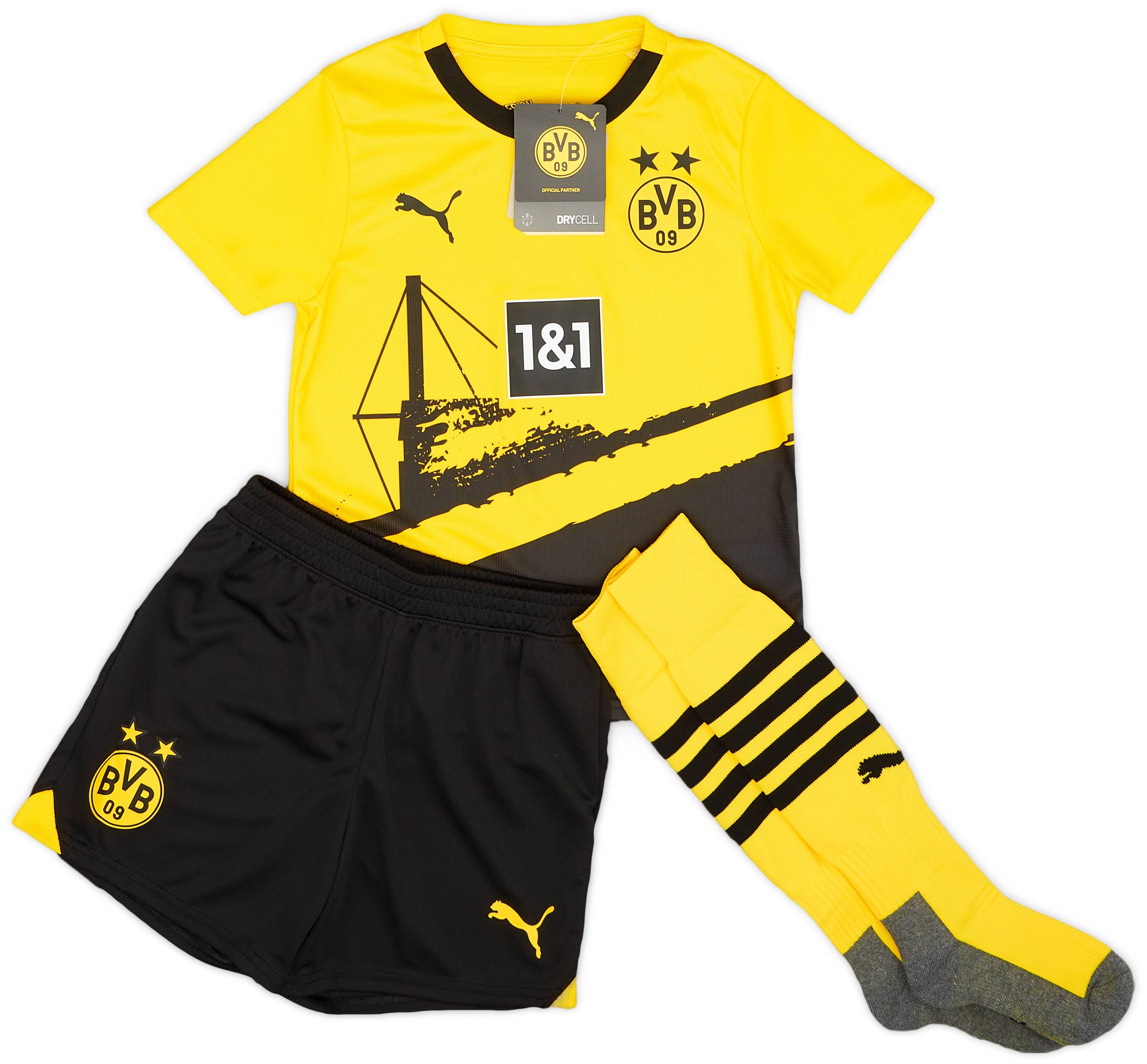 2023-24 Borussia Dortmund Home Full Kit Little Kids