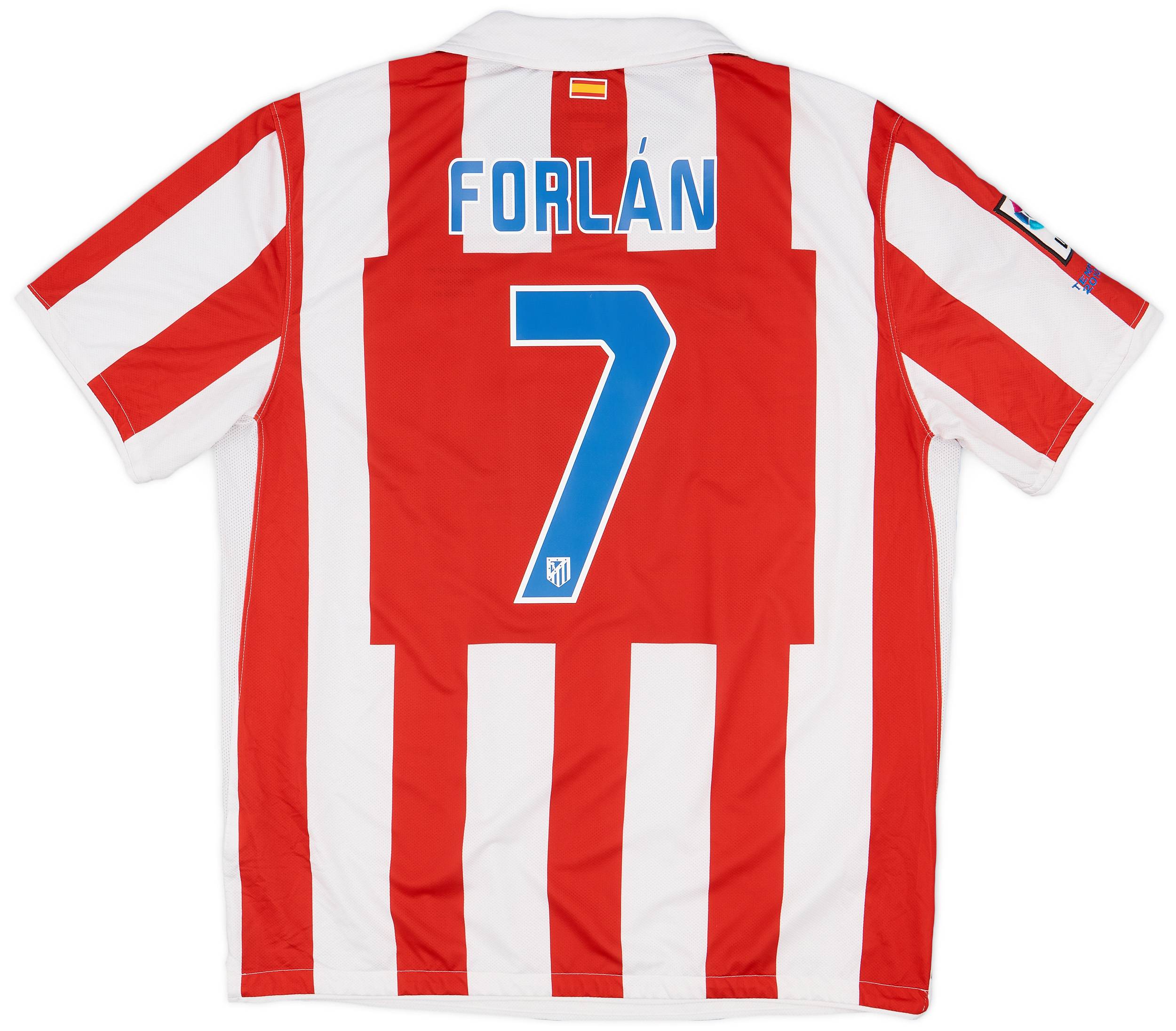 2010-11 Atletico Madrid Home Shirt Forlan #7 - 5/10 - (XL)