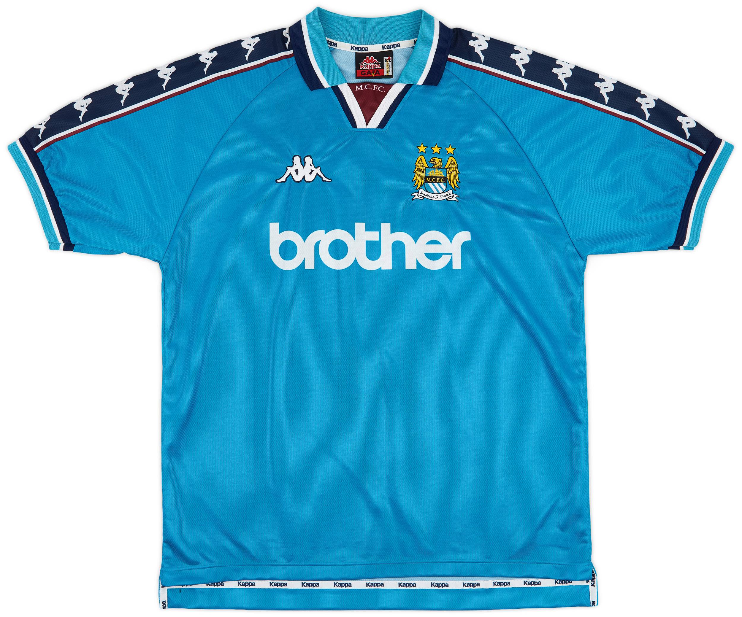 1997-99 Manchester City Home Shirt - 9/10 - (XL)