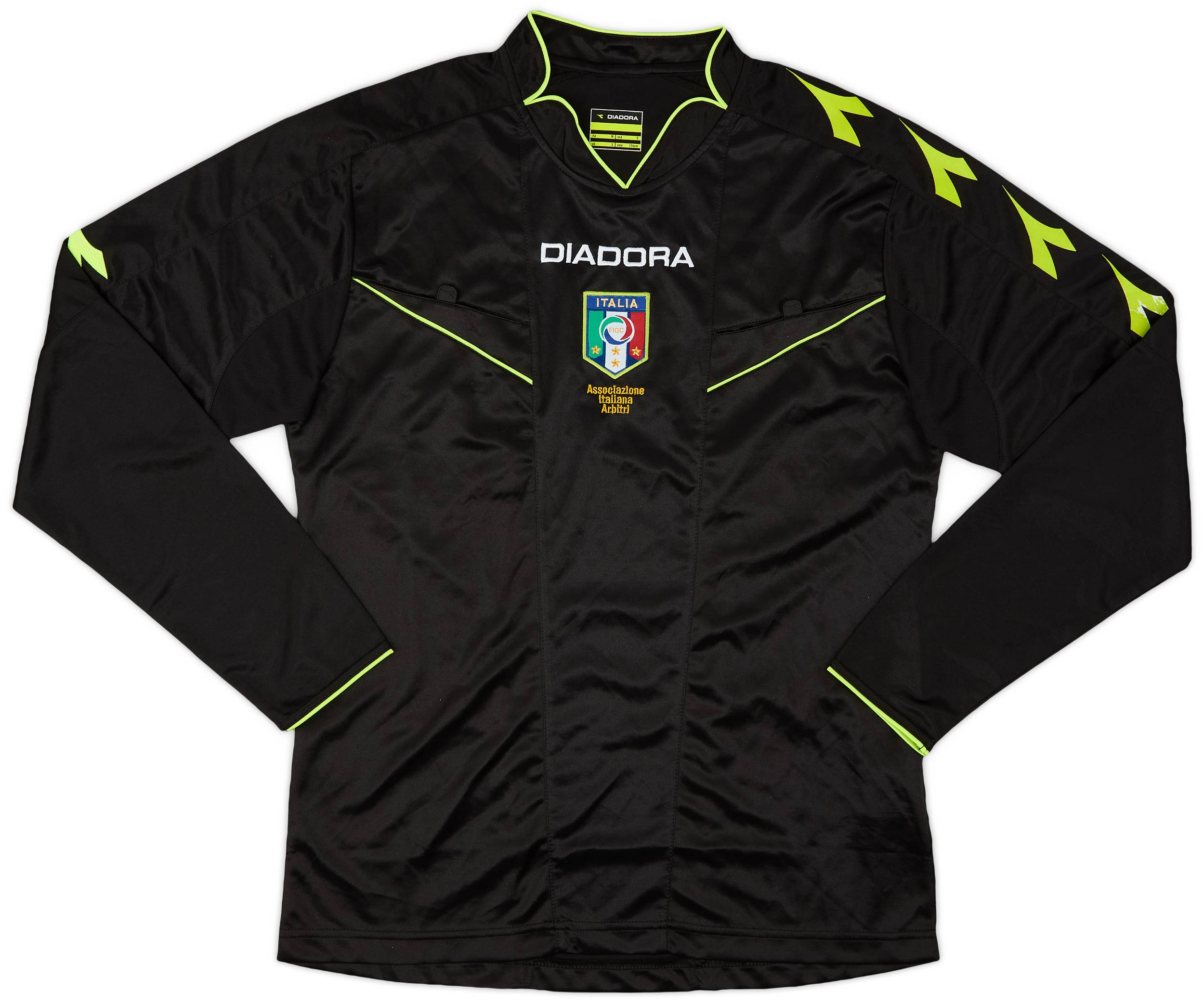 2013-14 Italy Diadora Referee L/S Shirt - 6/10 - (S)