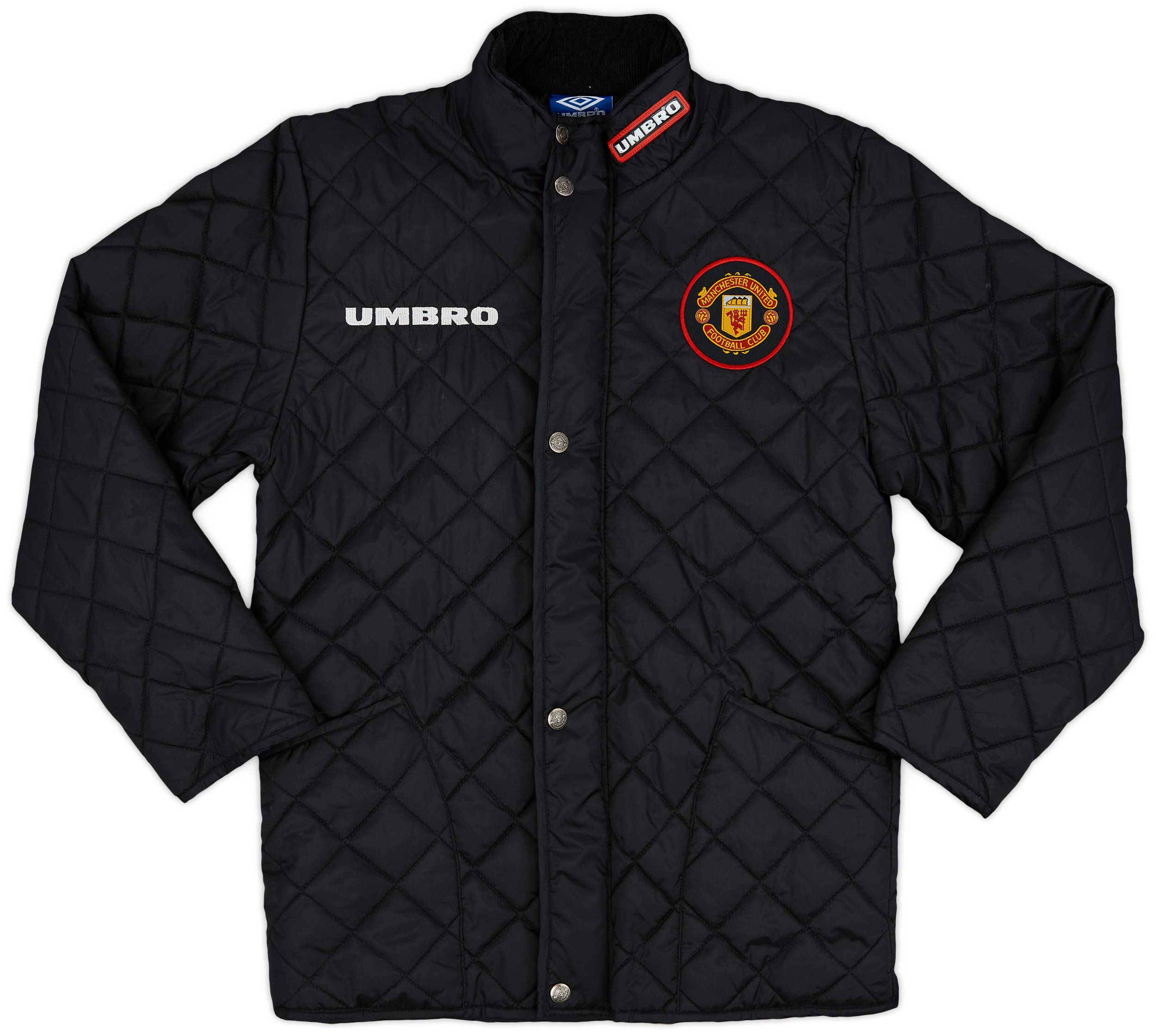 1998-99 Manchester United Umbro Padded Jacket - 9/10 - (Y)