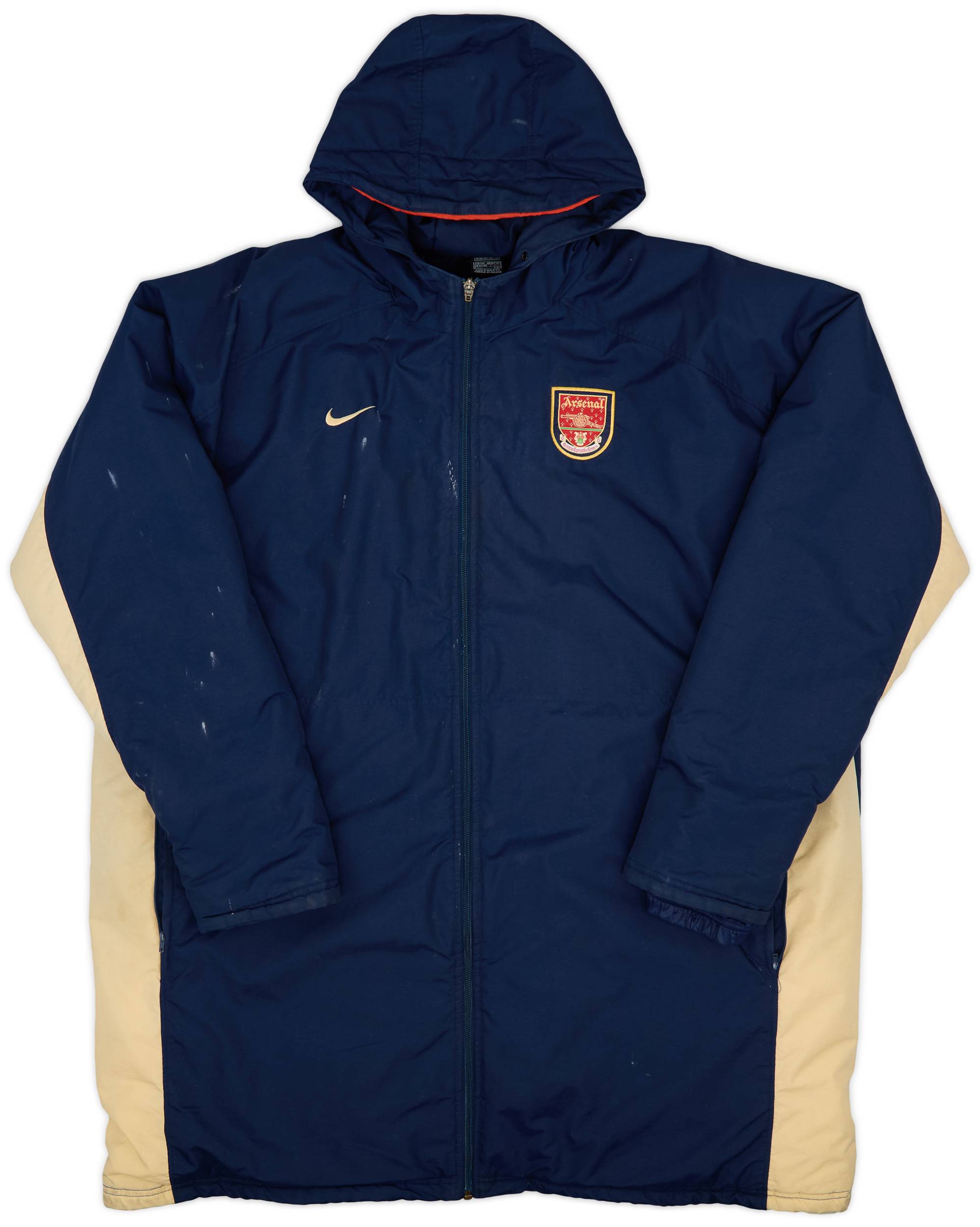 2001-02 Arsenal Nike Padded Bench Coat - 4/10 - (XXL)