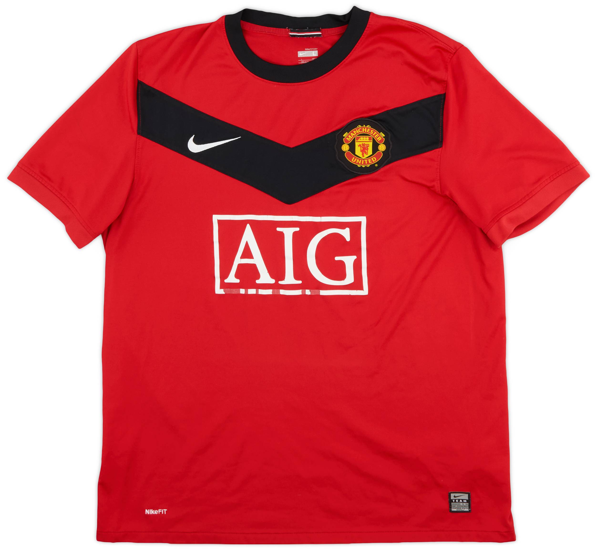 2009-10 Manchester United Home Shirt - 4/10 - (L)