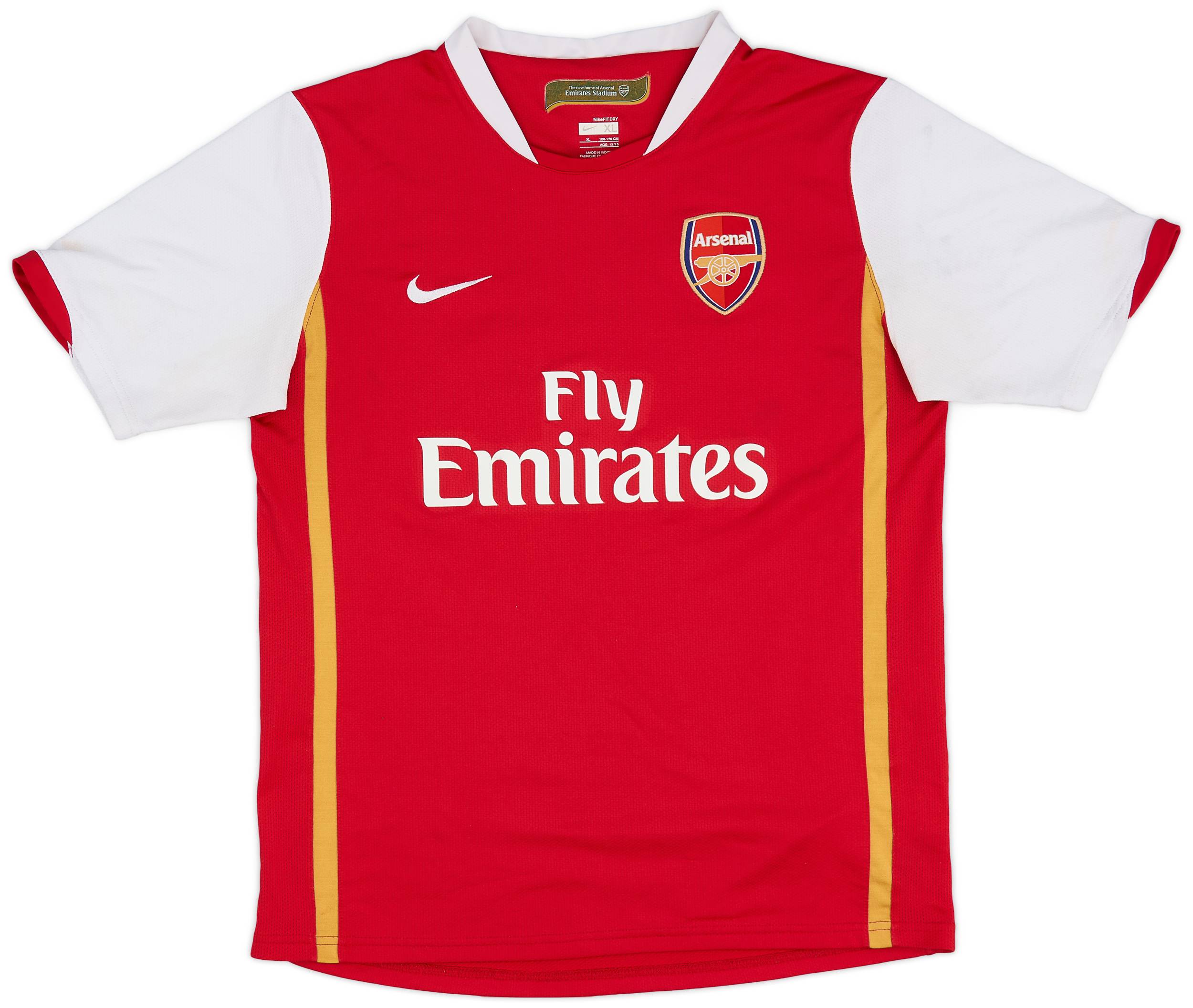 2006-08 Arsenal Home Shirt - 7/10 - (XL.Boys)