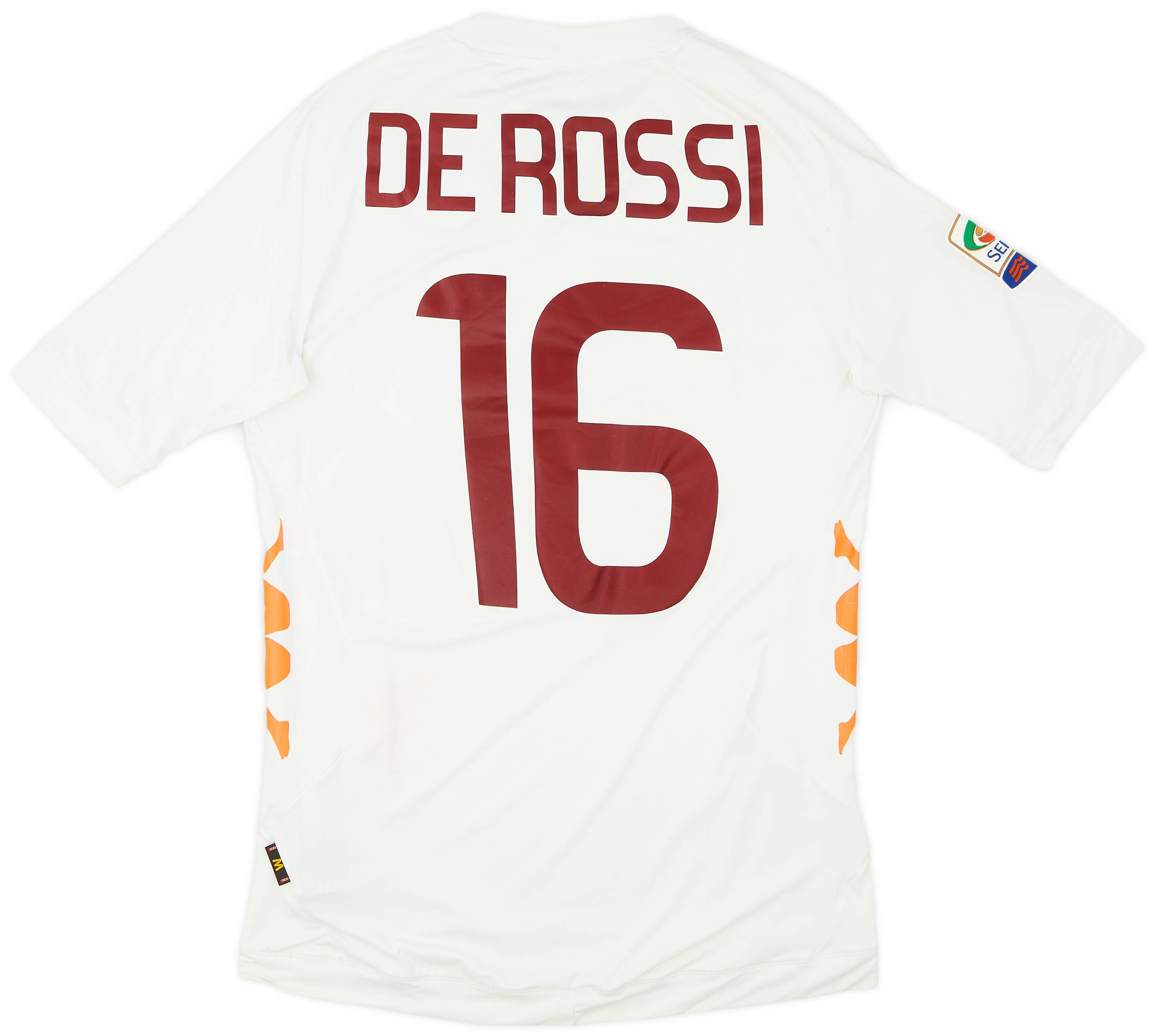 2011-12 Roma Away Shirt De Rossi #16 - 6/10 - (M)