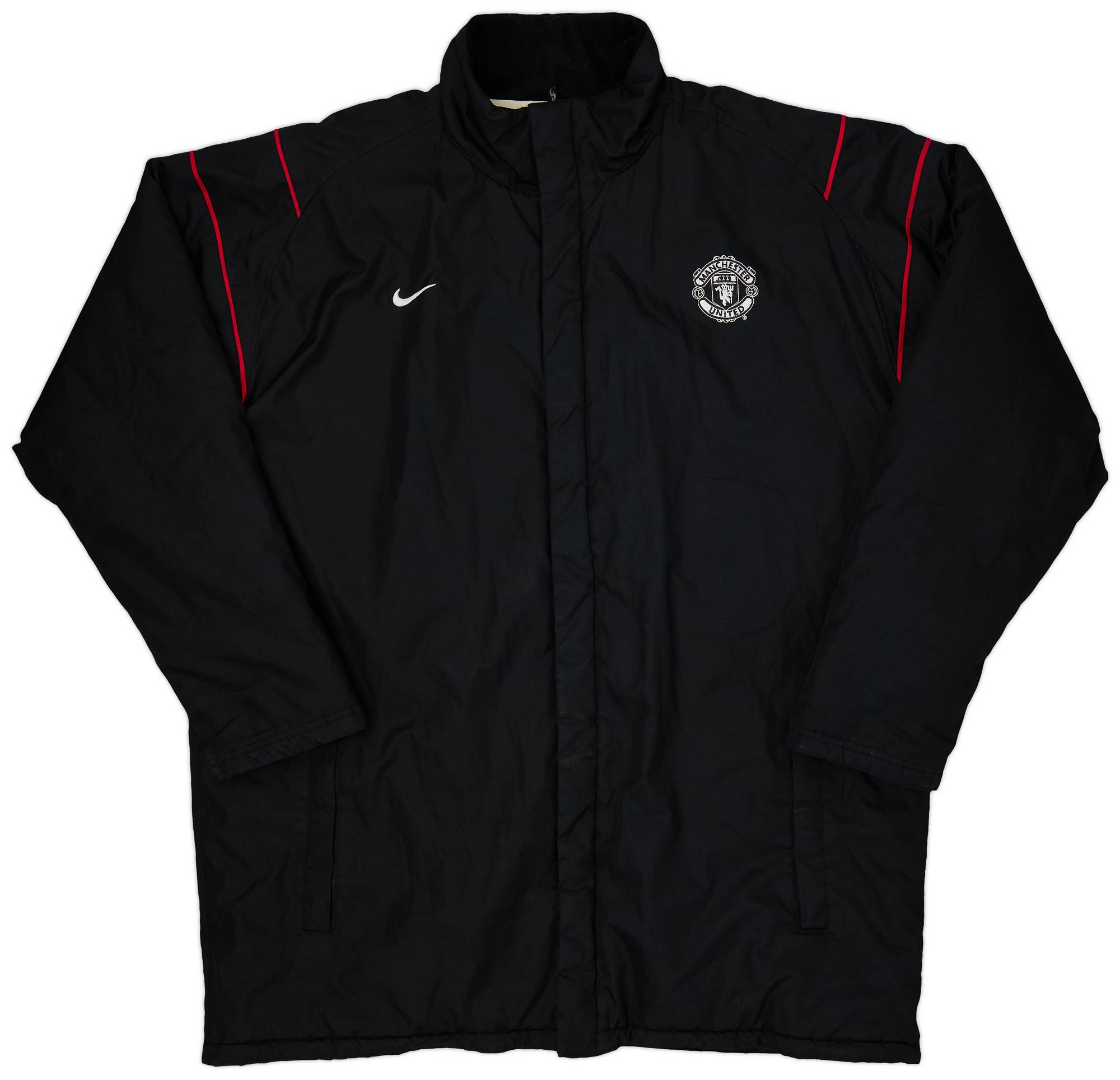 2003-04 Manchester United Nike Padded Bench Coat - 9/10 - (XL)
