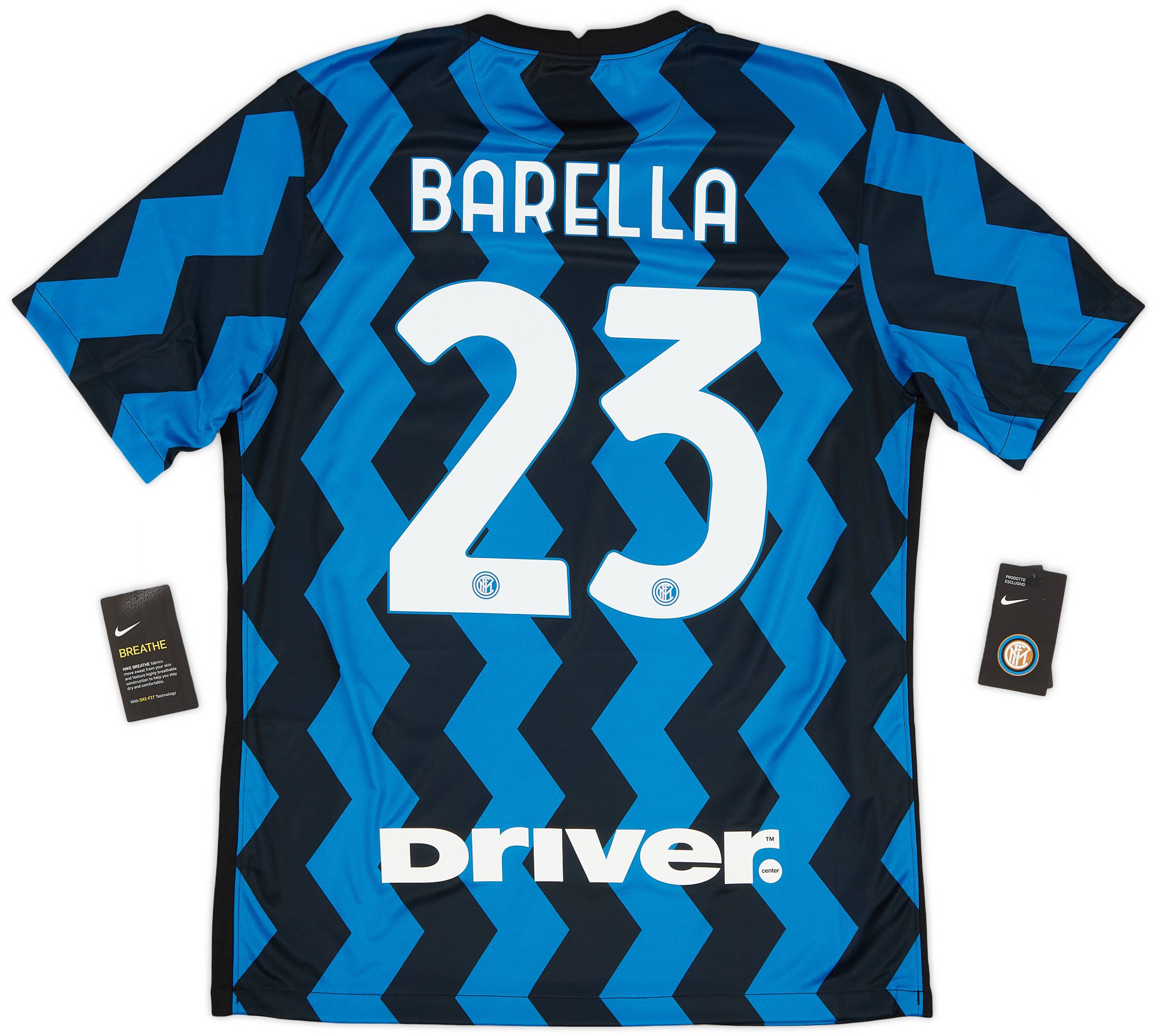 2020-21 Inter Milan Home Shirt Barella #23