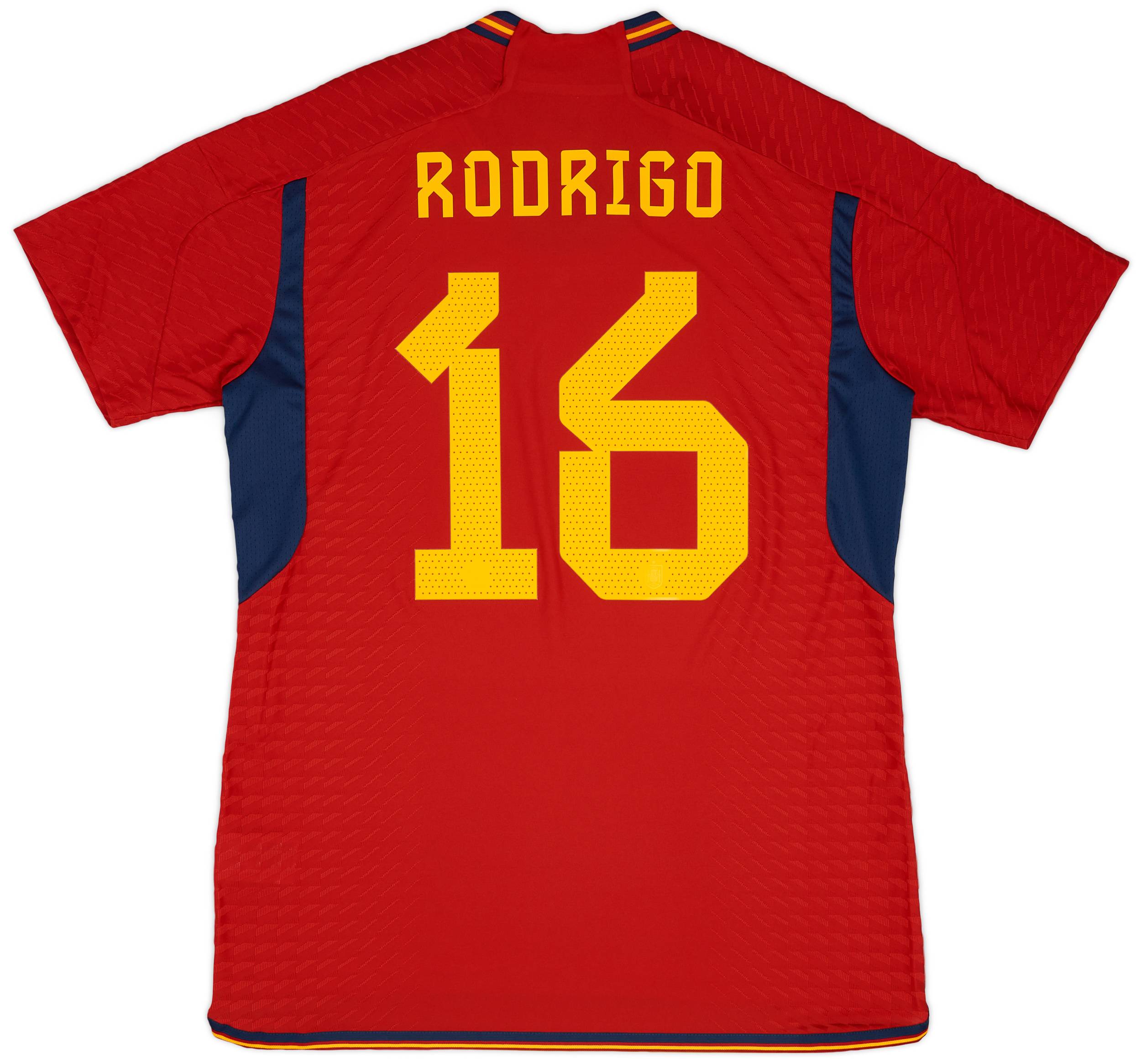 2022-23 Spain Authentic Home Shirt Rodrigo #16