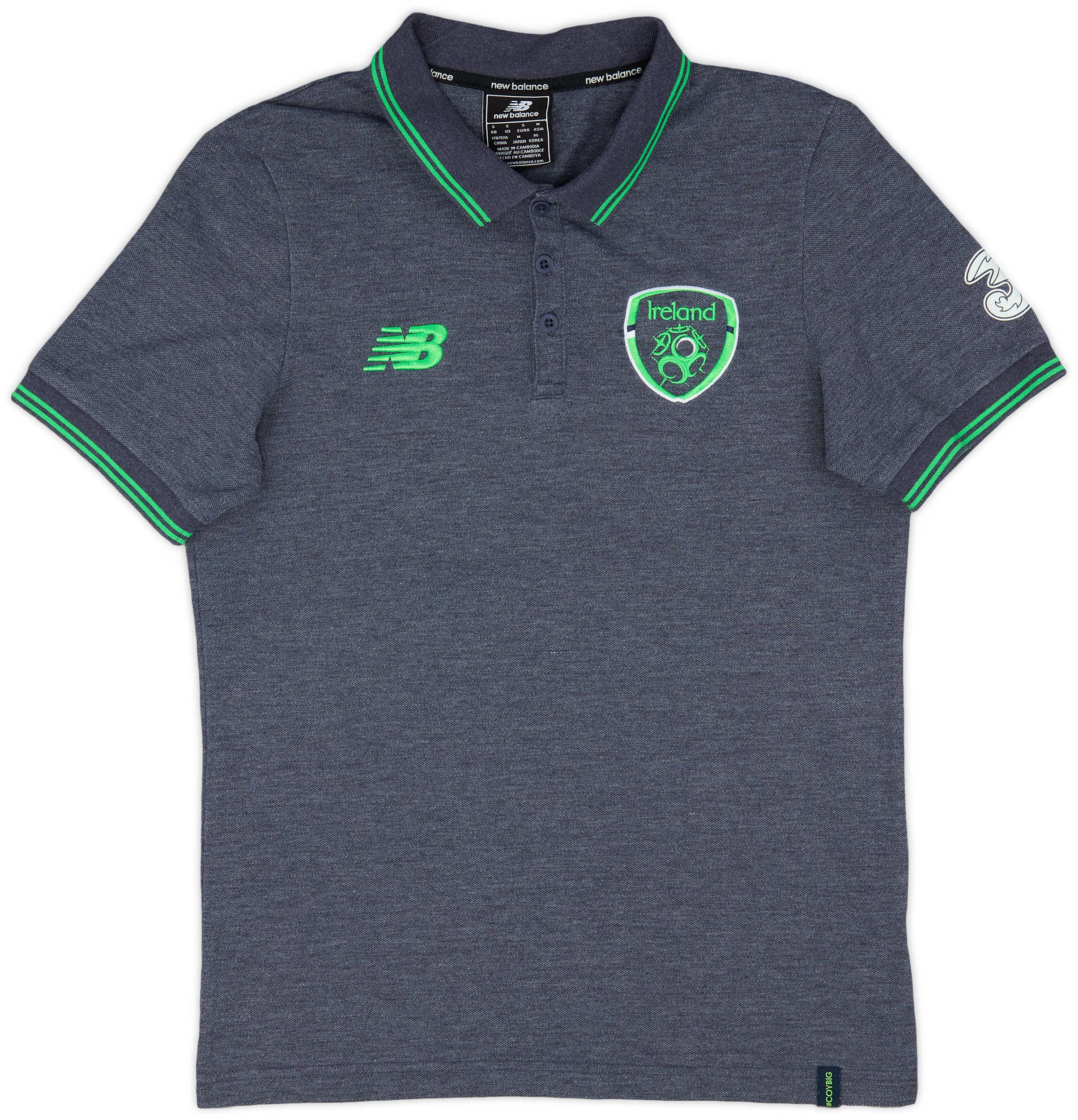 2017-18 Ireland New Balance Polo Shirt - 8/10 - (S)
