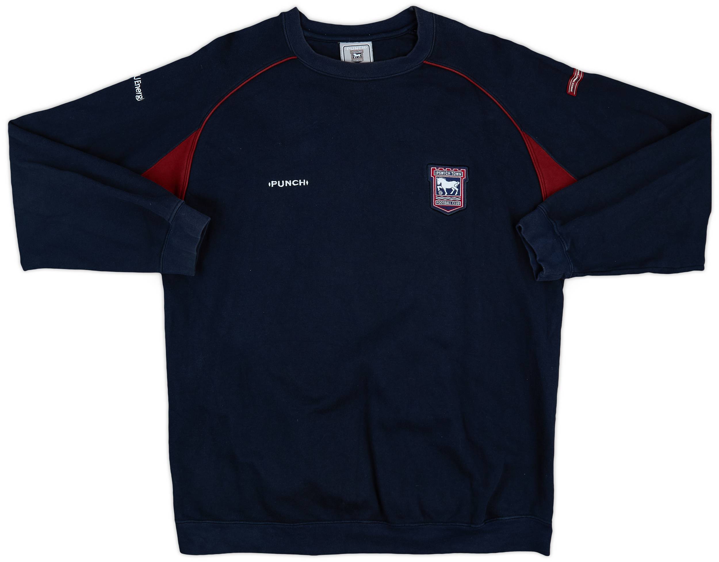 2000-01 Ipswich Punch Sweat Top - 8/10 - (M)
