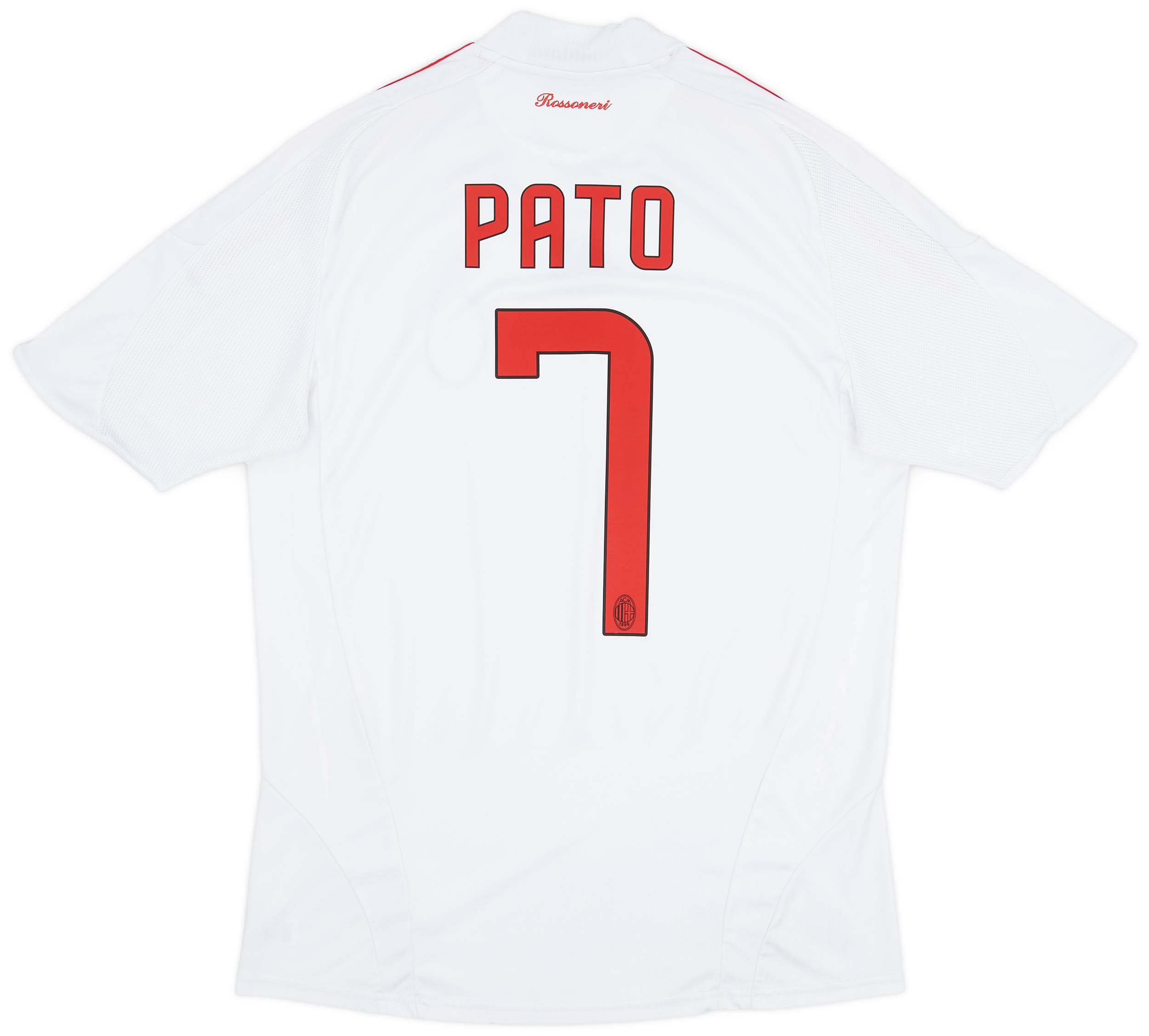 2008-09 AC Milan Away Shirt Pato #7 - 6/10 - (M)