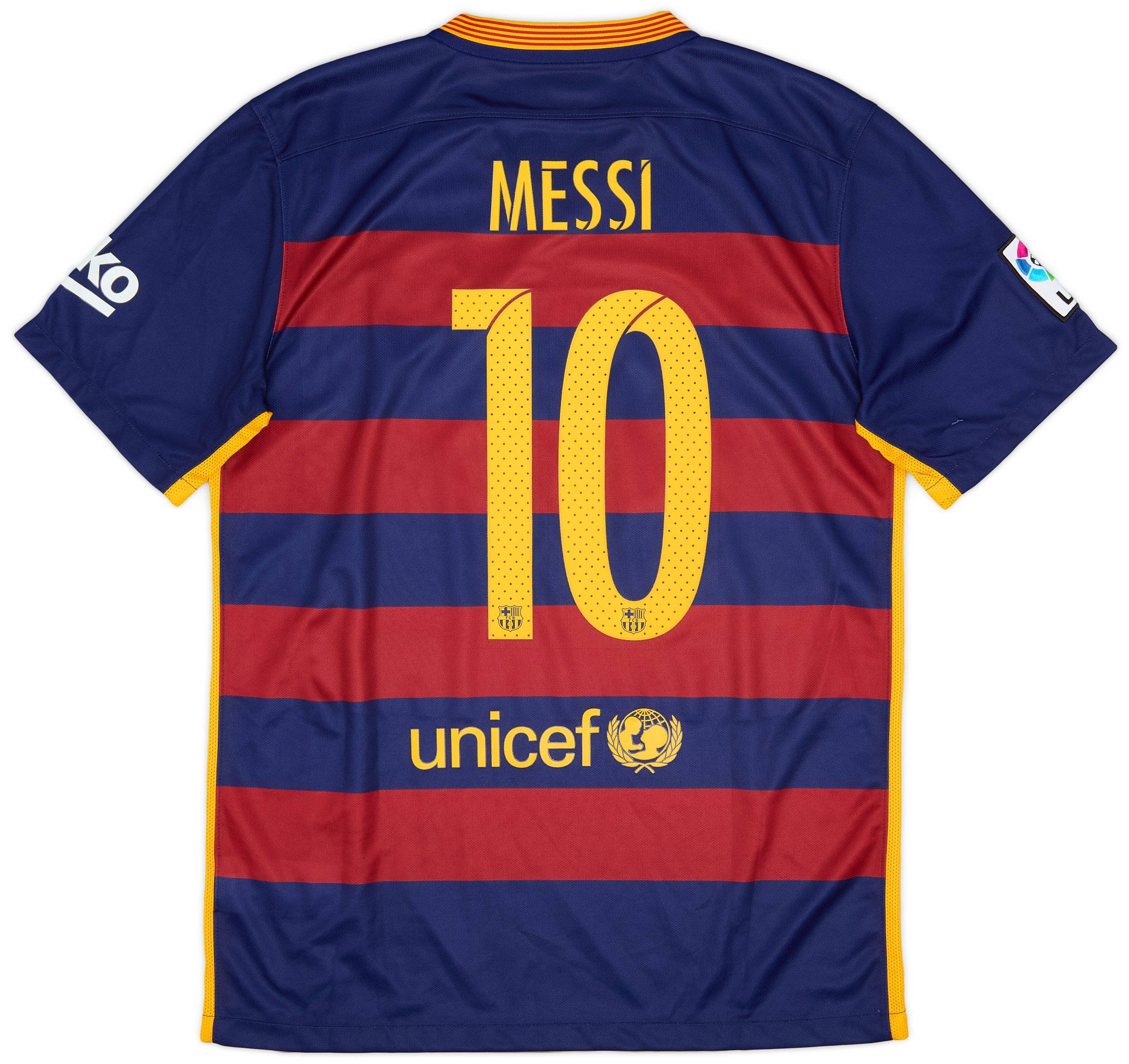 2015-16 Barcelona Home Shirt Messi #10