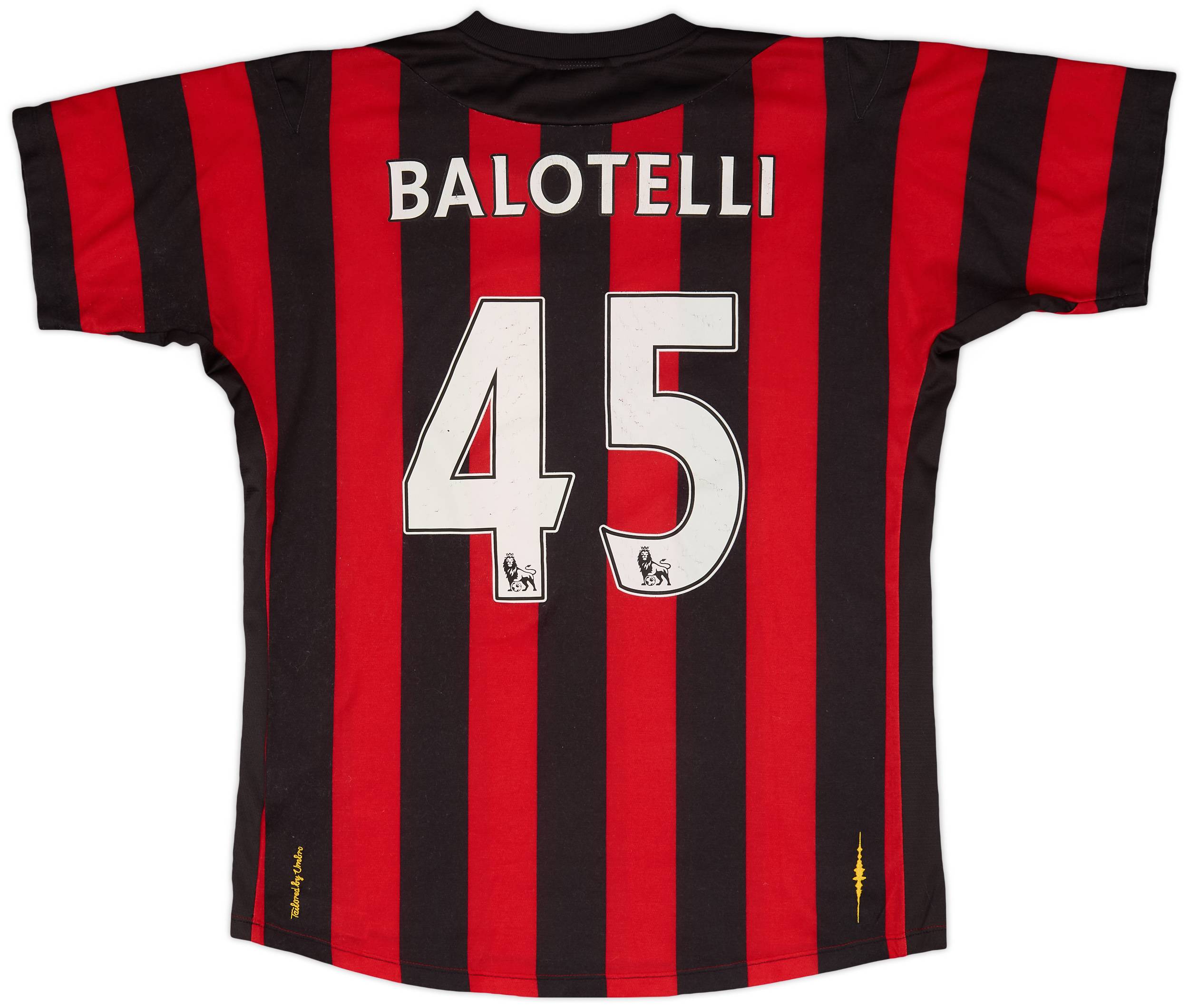2011-12 Manchester City Away Shirt Balotelli #45 - 6/10 - (M)
