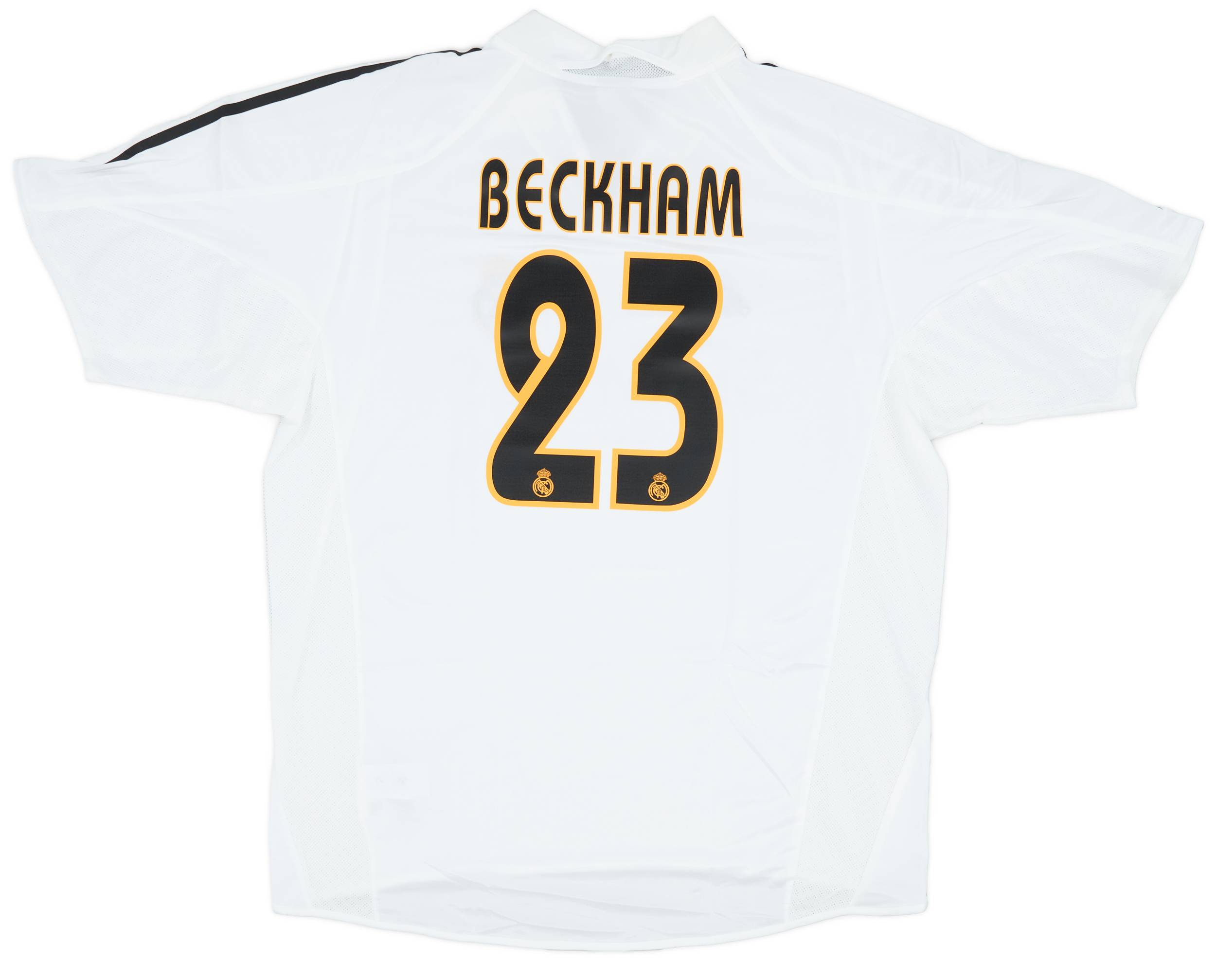 2004-05 Real Madrid Home Shirt Beckham #23 (XL)