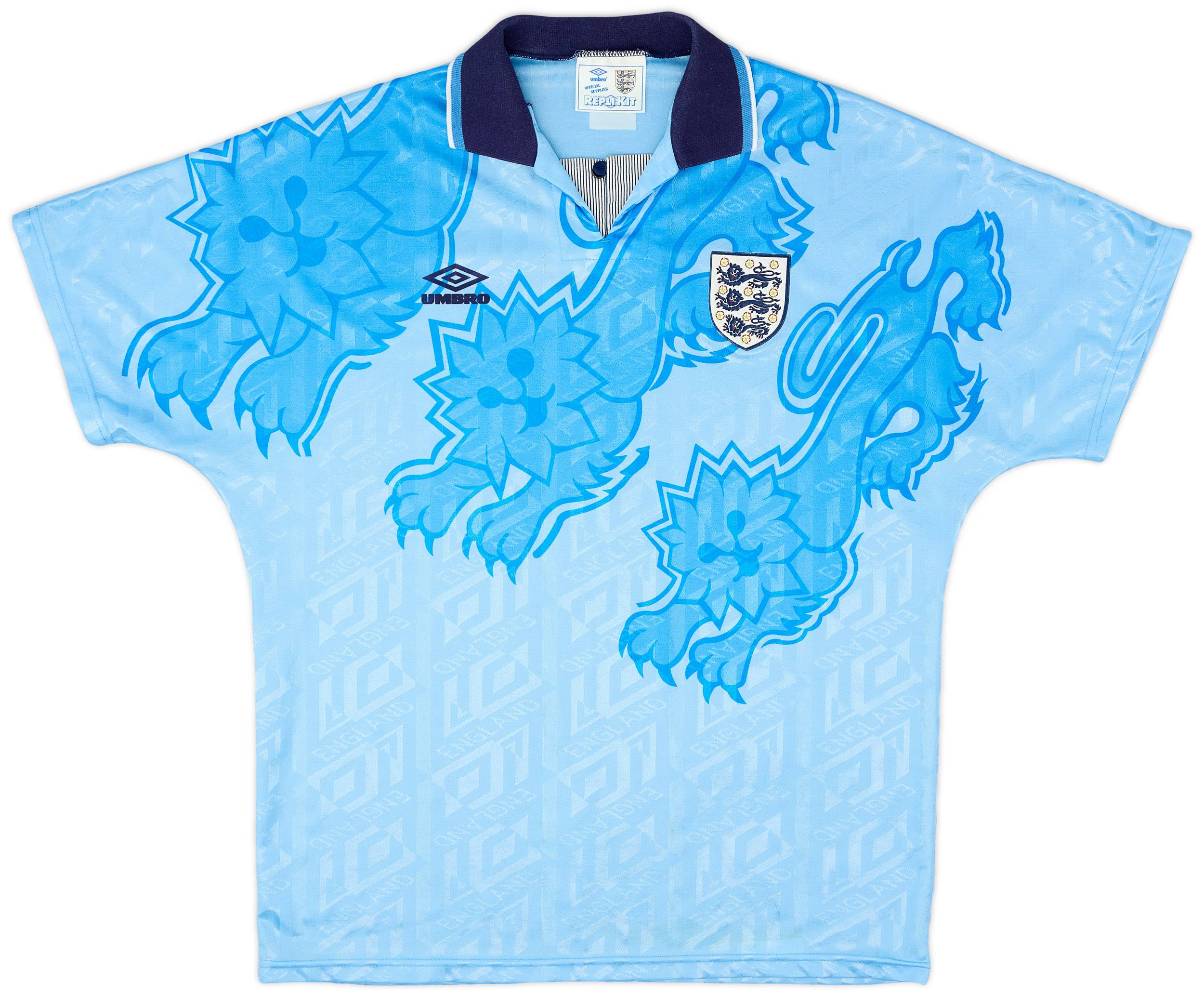 1992-93 England Third Shirt - 8/10 - (XL)