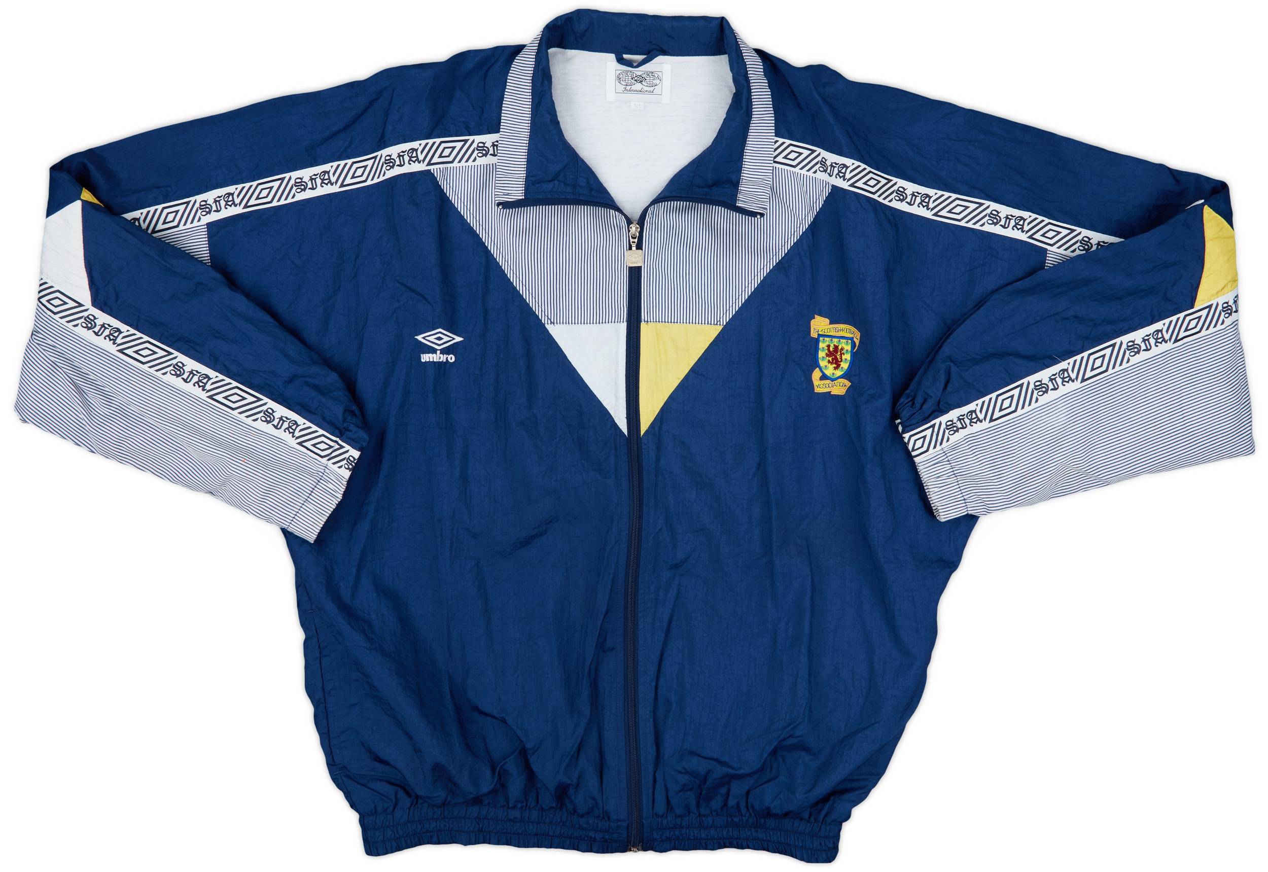 1990-92 Scotland Umbro Track Jacket - 8/10 - (XL)