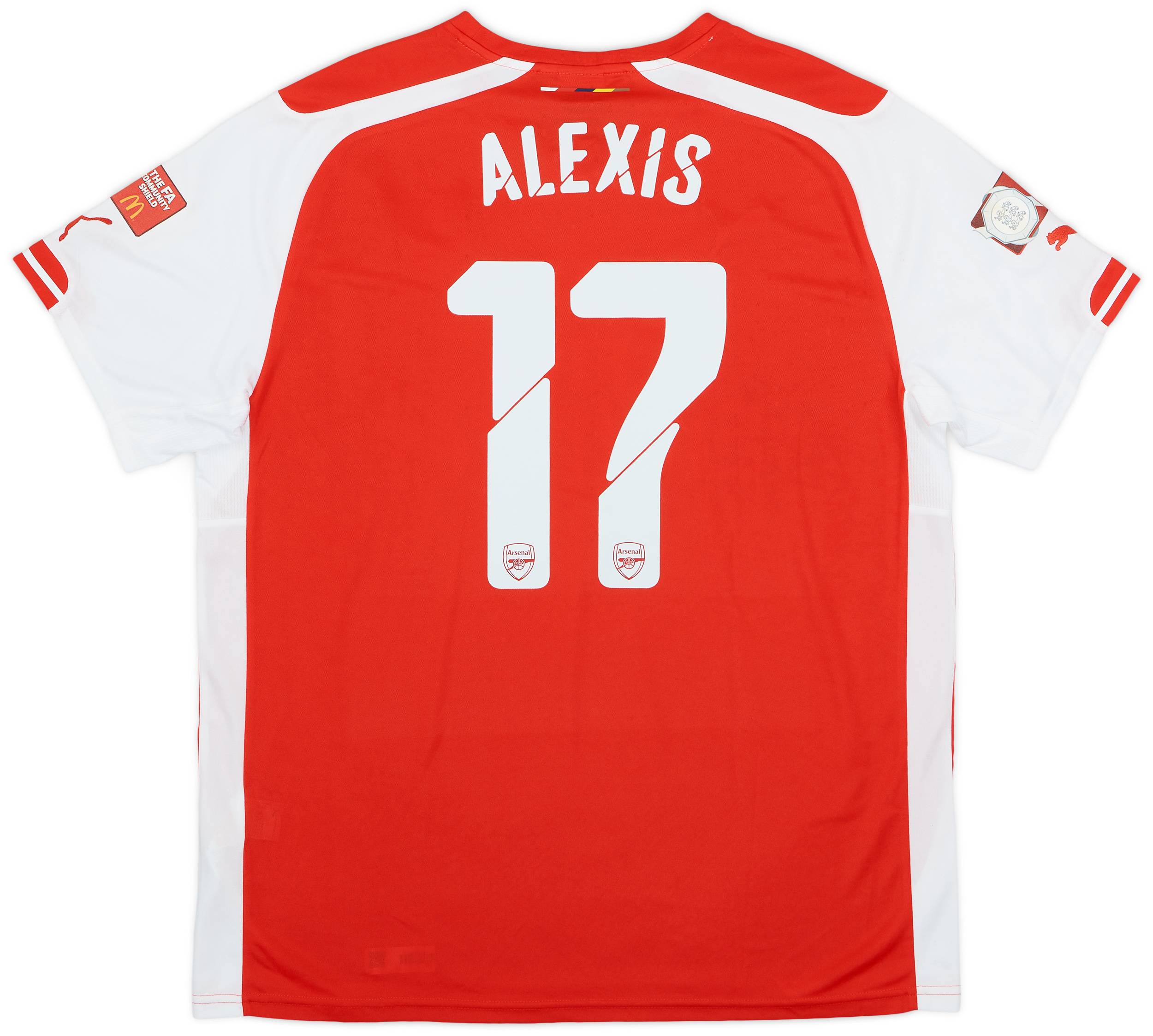 2014-15 Arsenal Home Shirt Alexis #17 (XL)