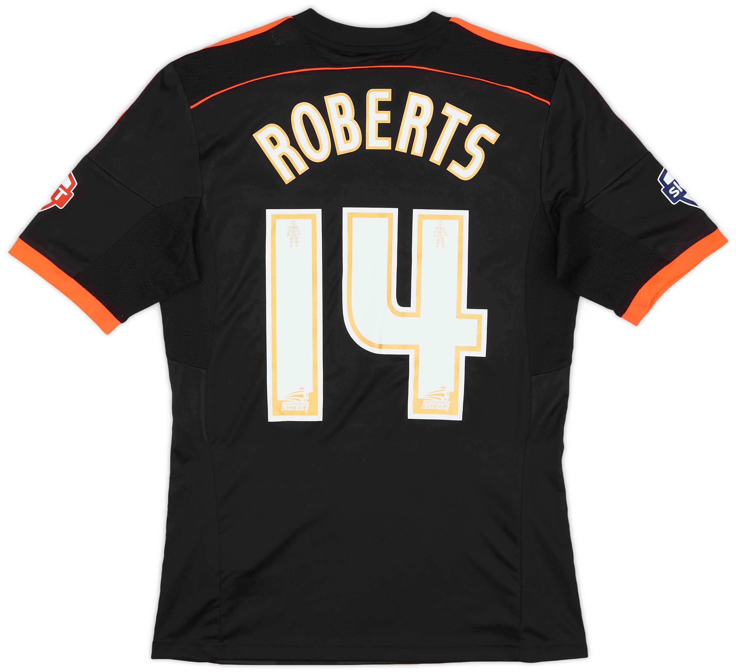 2014-15 Fulham Match Issue Away Shirt Roberts #14