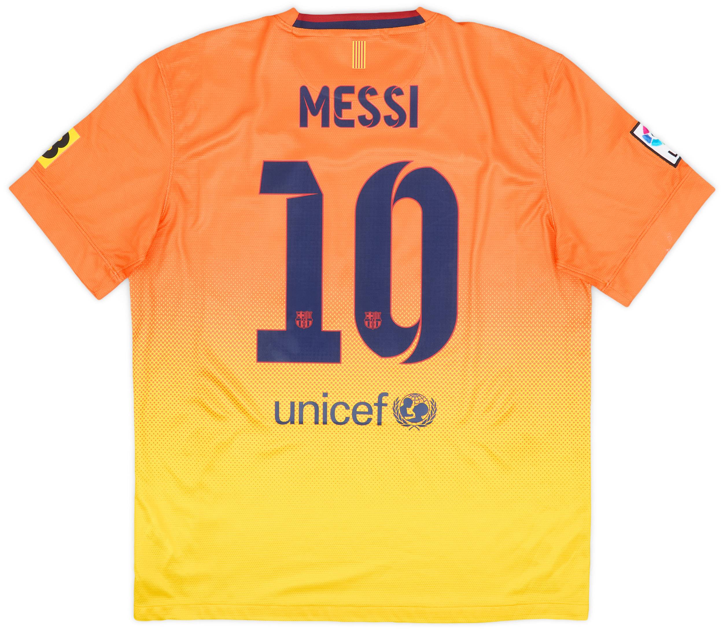 2012-13 Barcelona Away Shirt Messi #10 - 6/10 - (L)