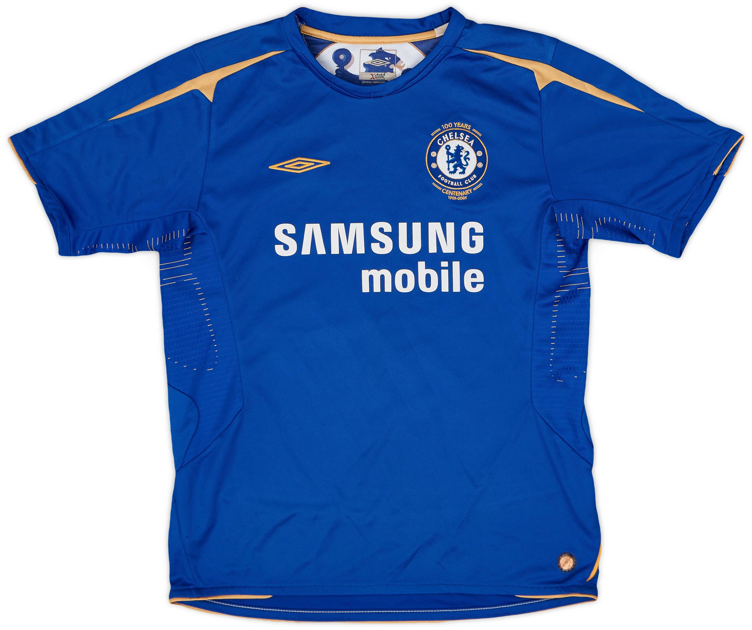 2005-06 Chelsea Centenary Home Shirt - 6/10 - (L.Boys)