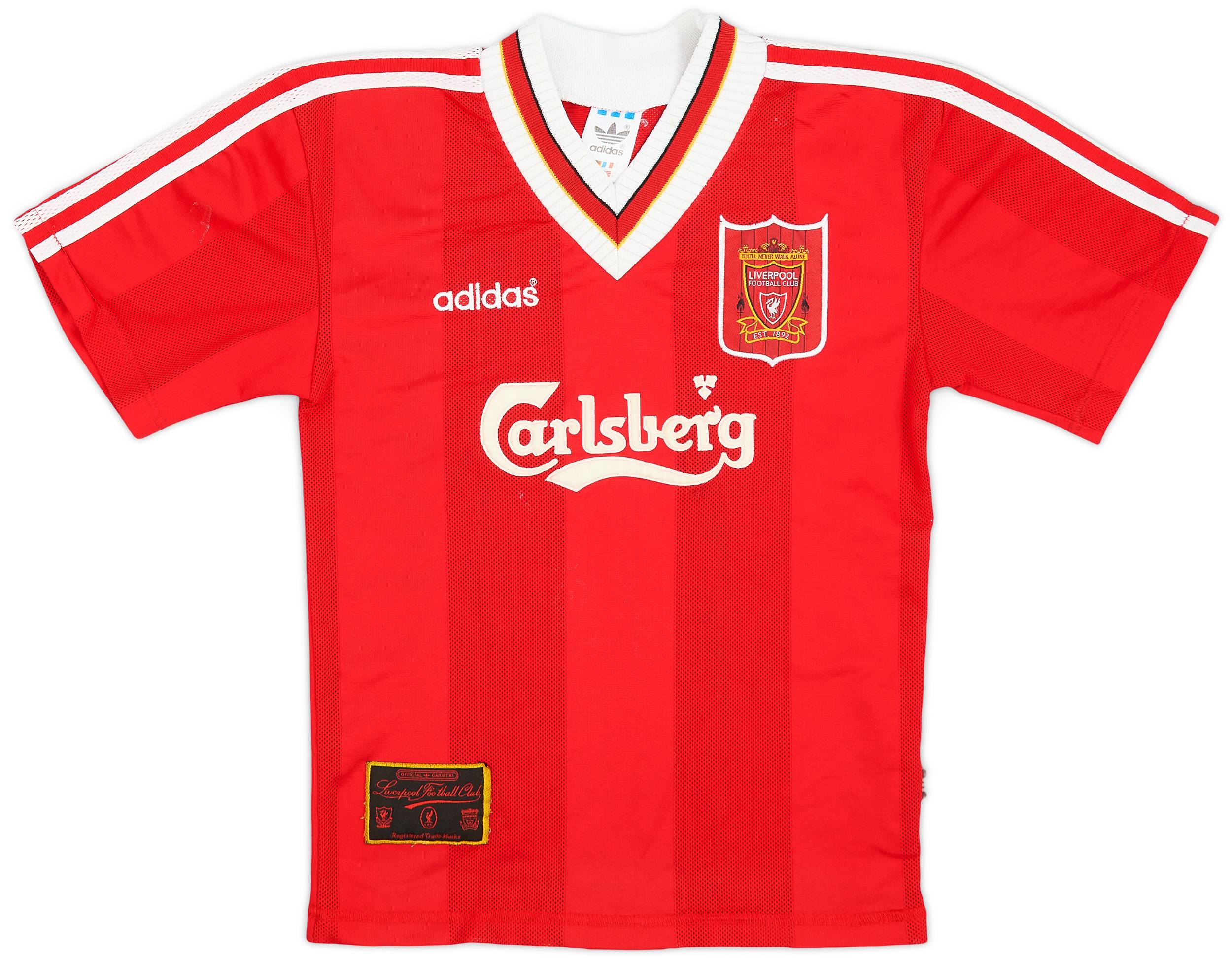 1995-96 Liverpool Home Shirt - 5/10 - (XS)