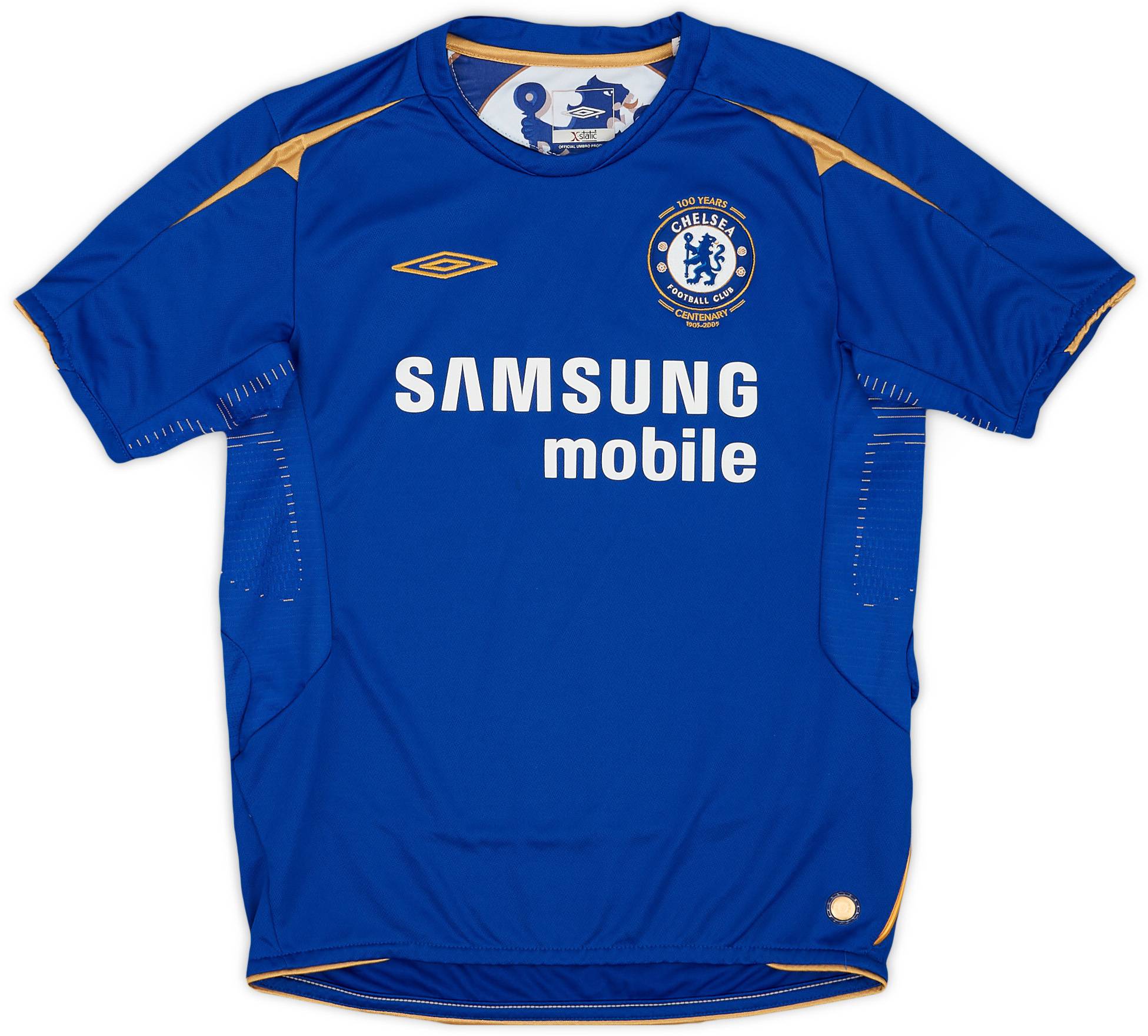 2005-06 Chelsea Centenary Home Shirt - 9/10 - (M.Boys)
