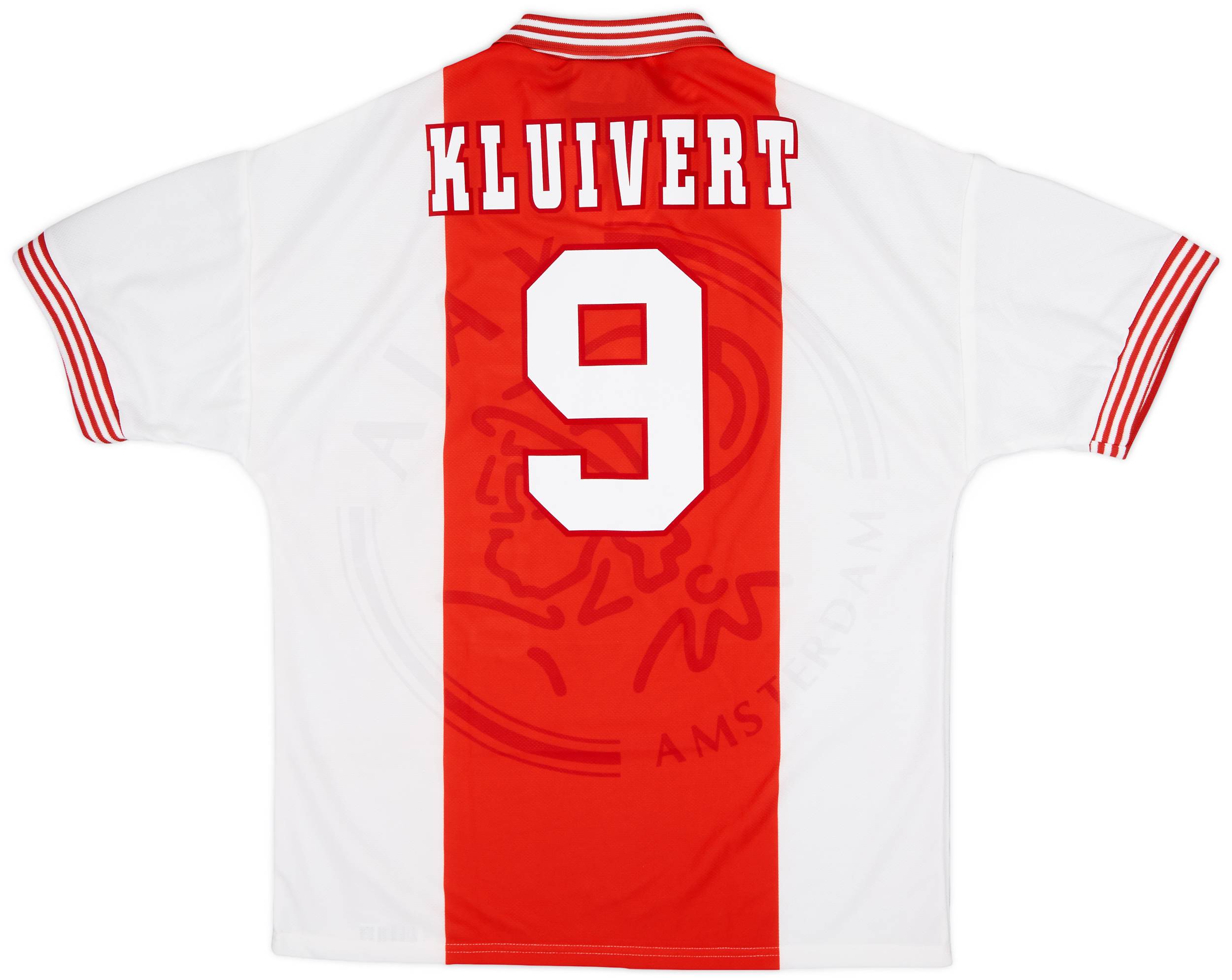 1996-97 Ajax Home Shirt Kluivert #9 (L)