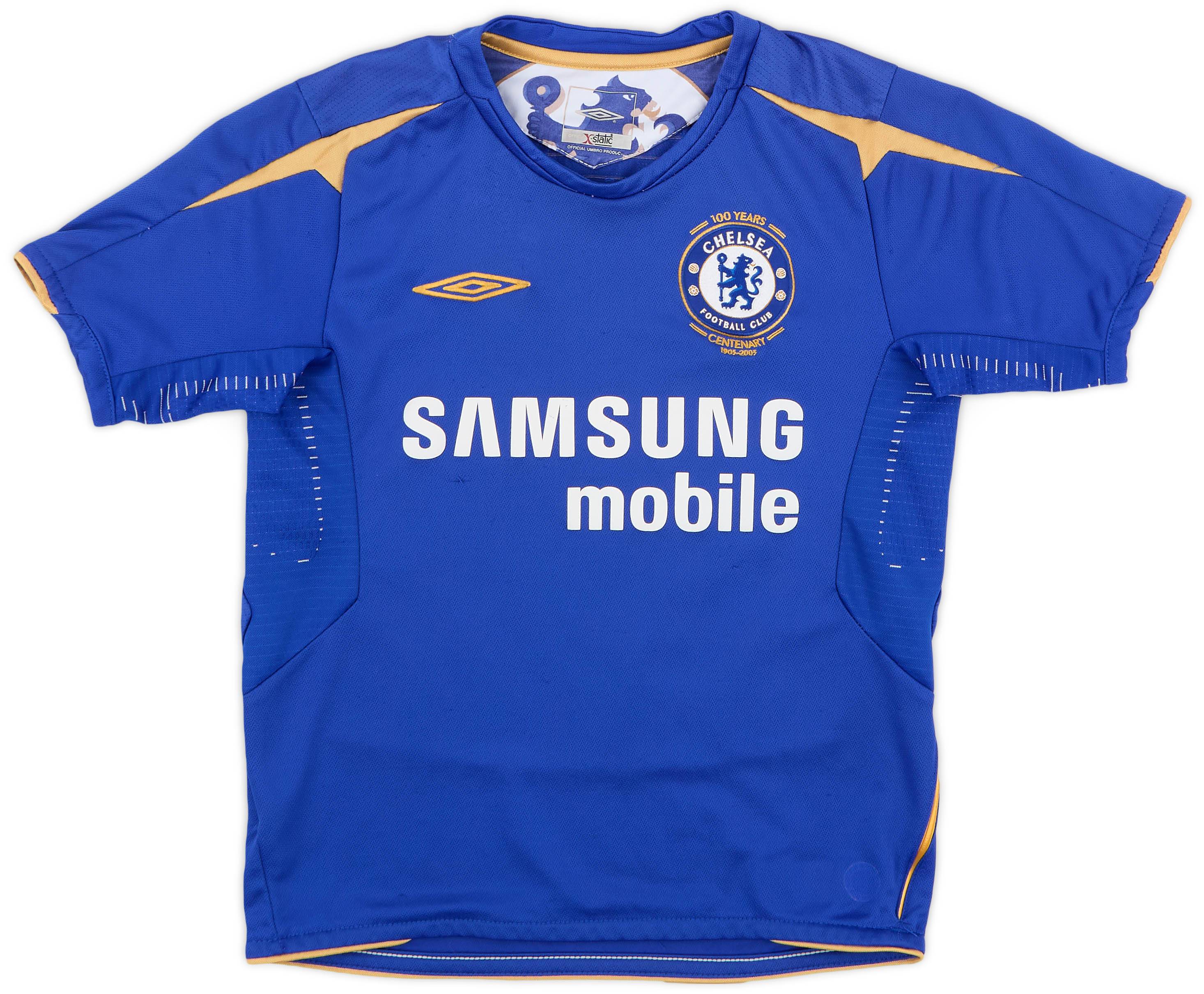 2005-06 Chelsea Centenary Home Shirt - 7/10 - (6-7 Years)