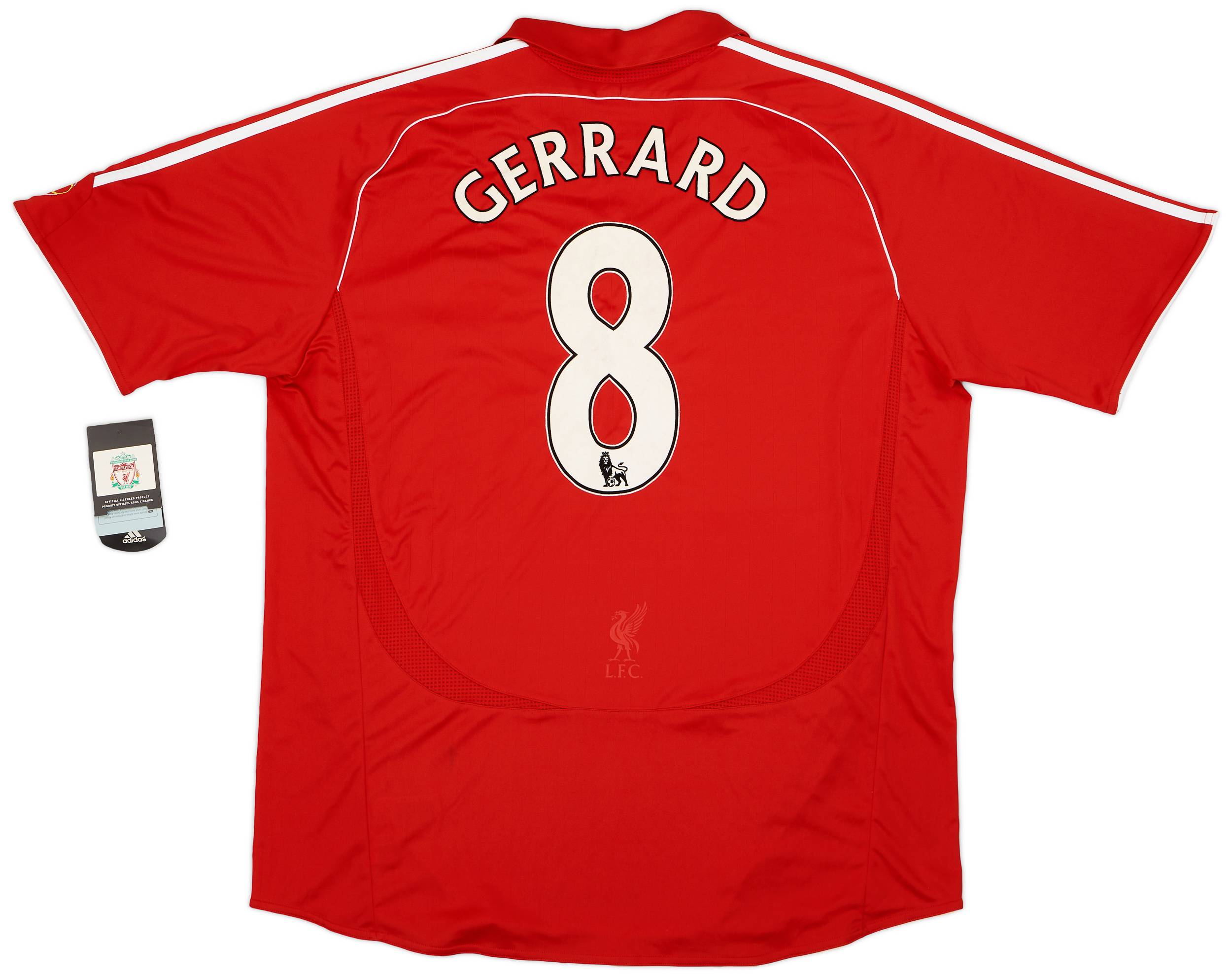 2006-08 Liverpool Home Shirt Gerrard #8 (XXL)