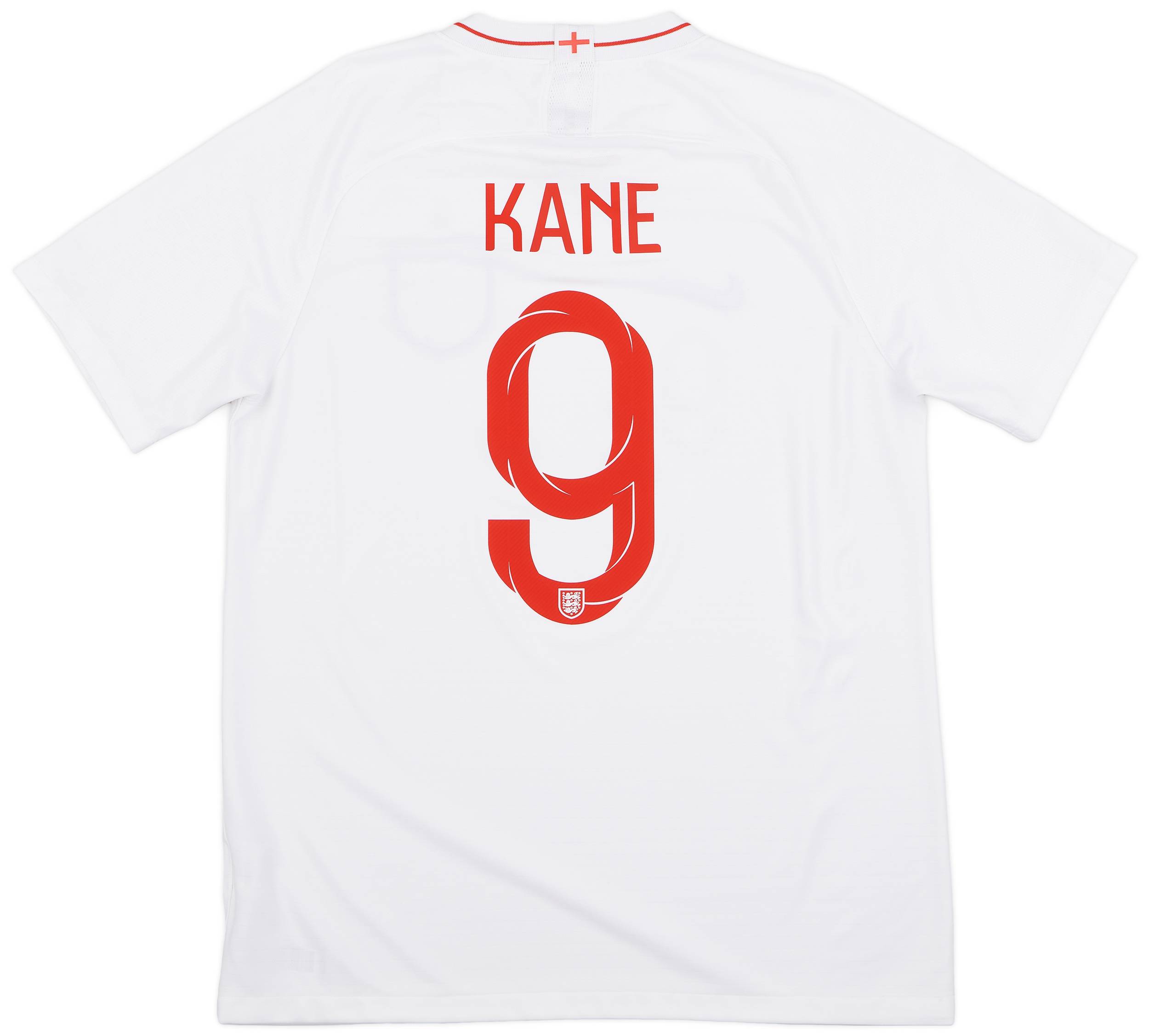 2018-19 England Home Shirt Kane #9 - 10/10 - (L)