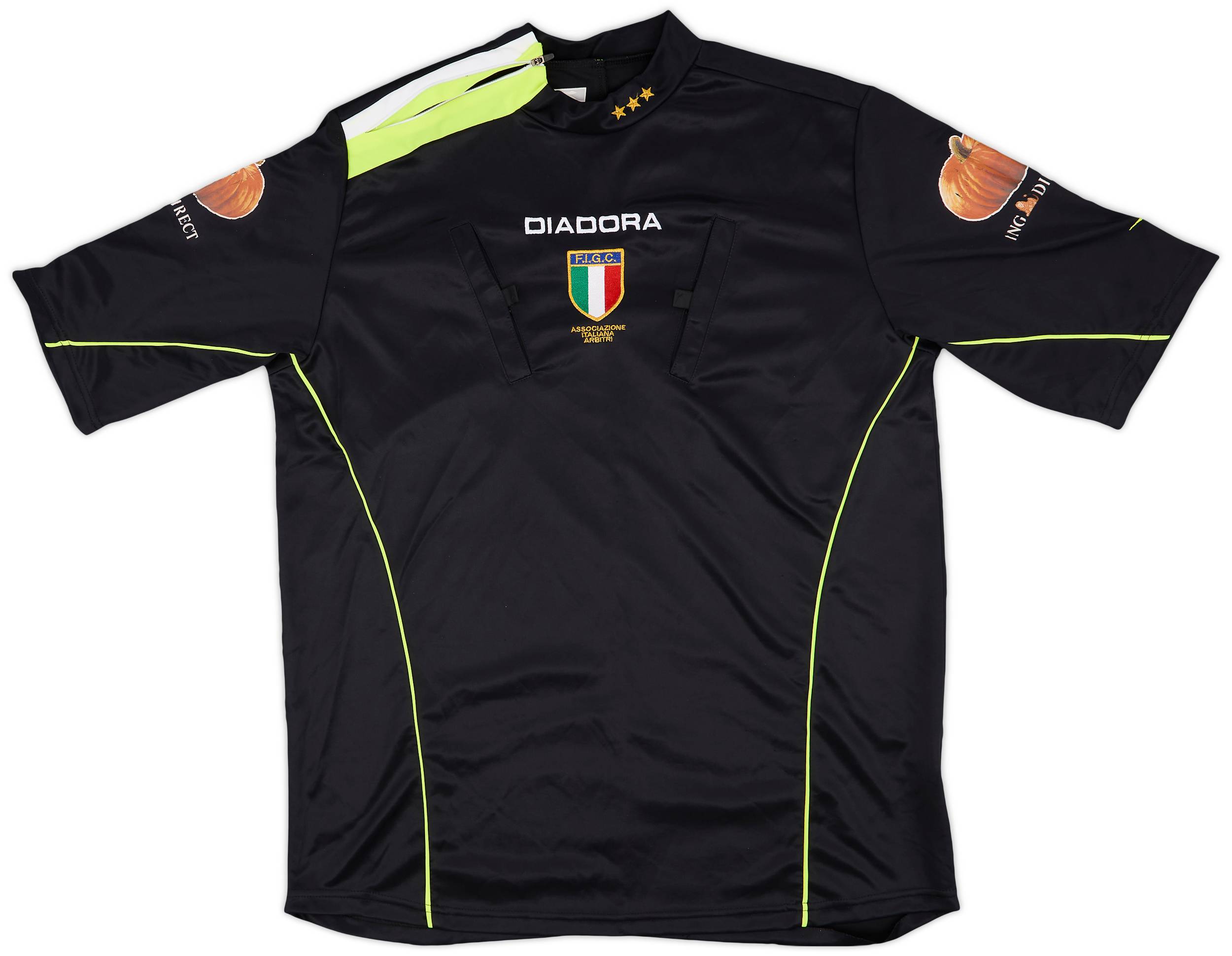 2005-07 Italy Diadora Referee Shirt - 5/10 - (XL)