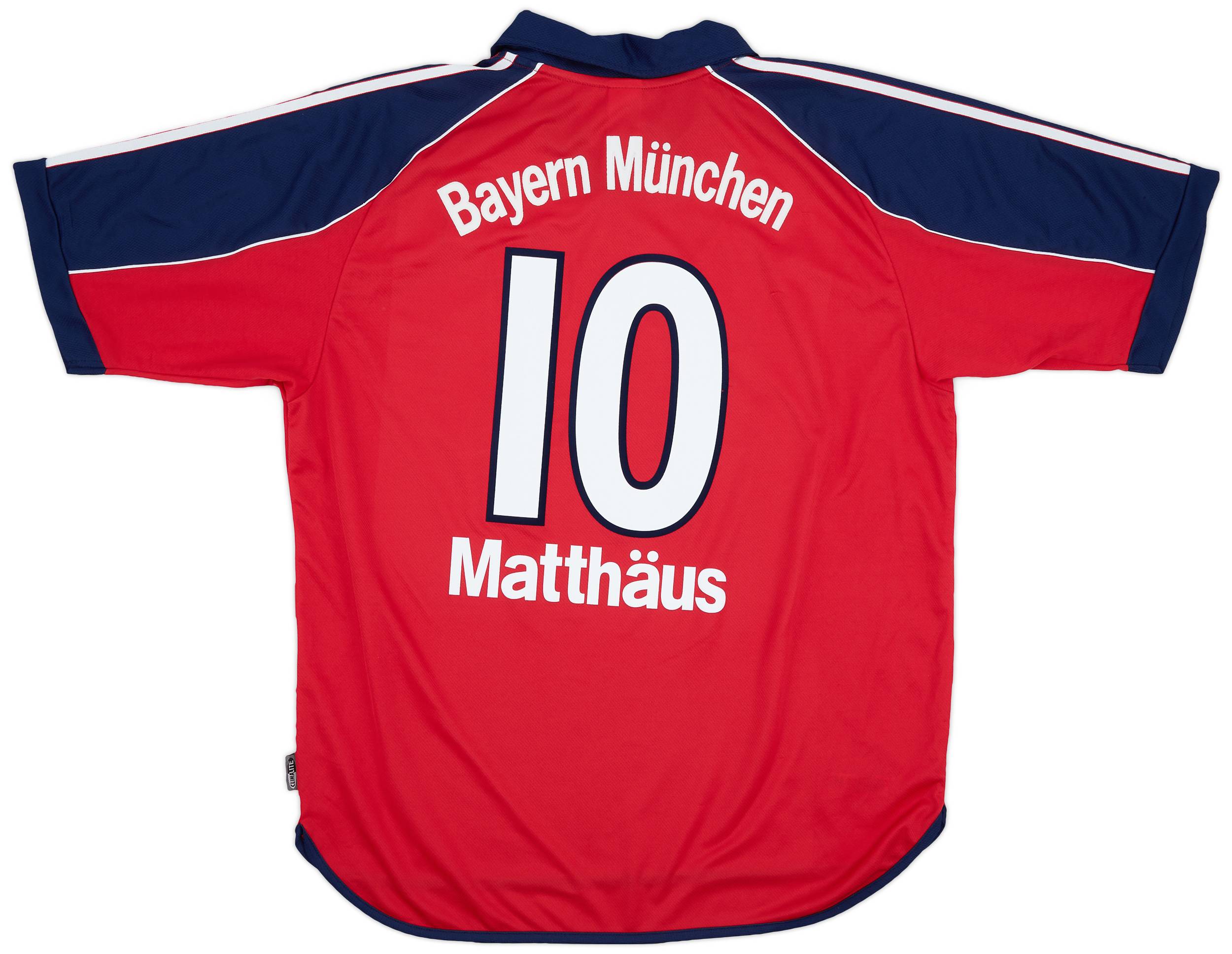 1999-01 Bayern Munich Home Shirt Matthaus #10 - 8/10 - (XL)