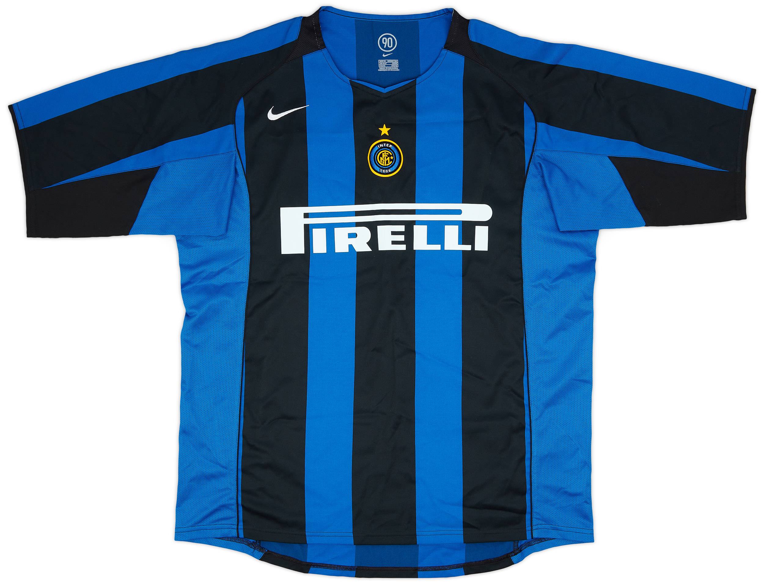 2004-05 Inter Milan Home Shirt - 9/10 - (XL)