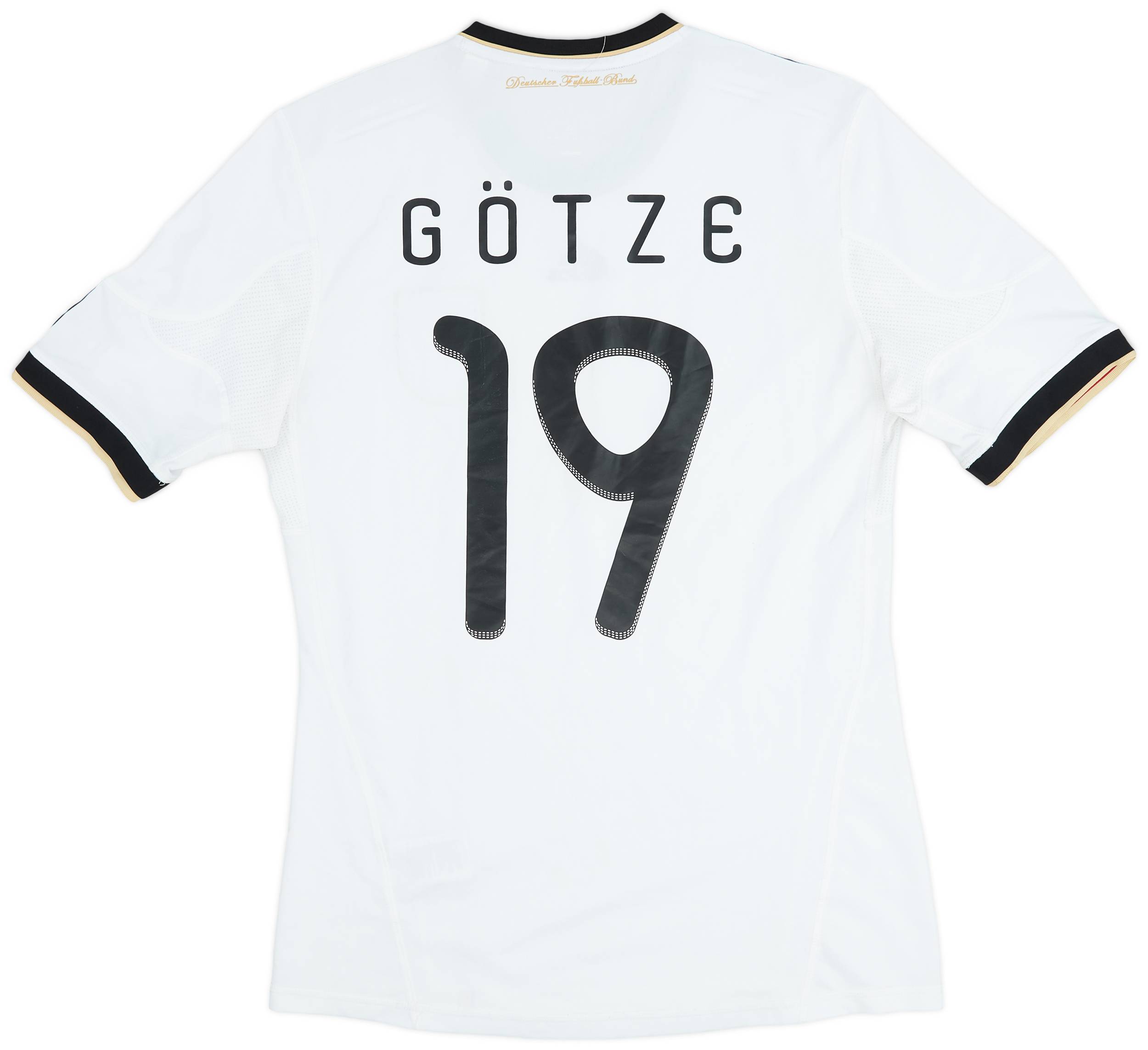 2010-11 Germany Home Shirt Gotze #19 - 8/10 - (M)