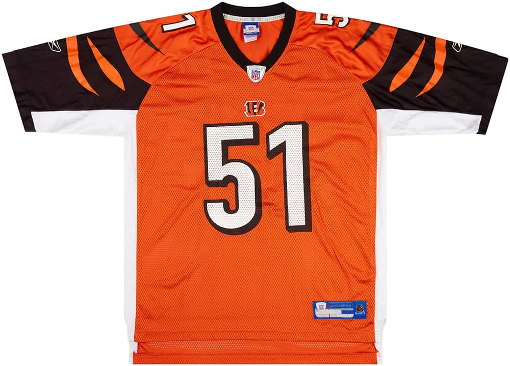 2005 Cincinnati Bengals Thurman #51 Reebok On Field Jersey (Alternate) XL