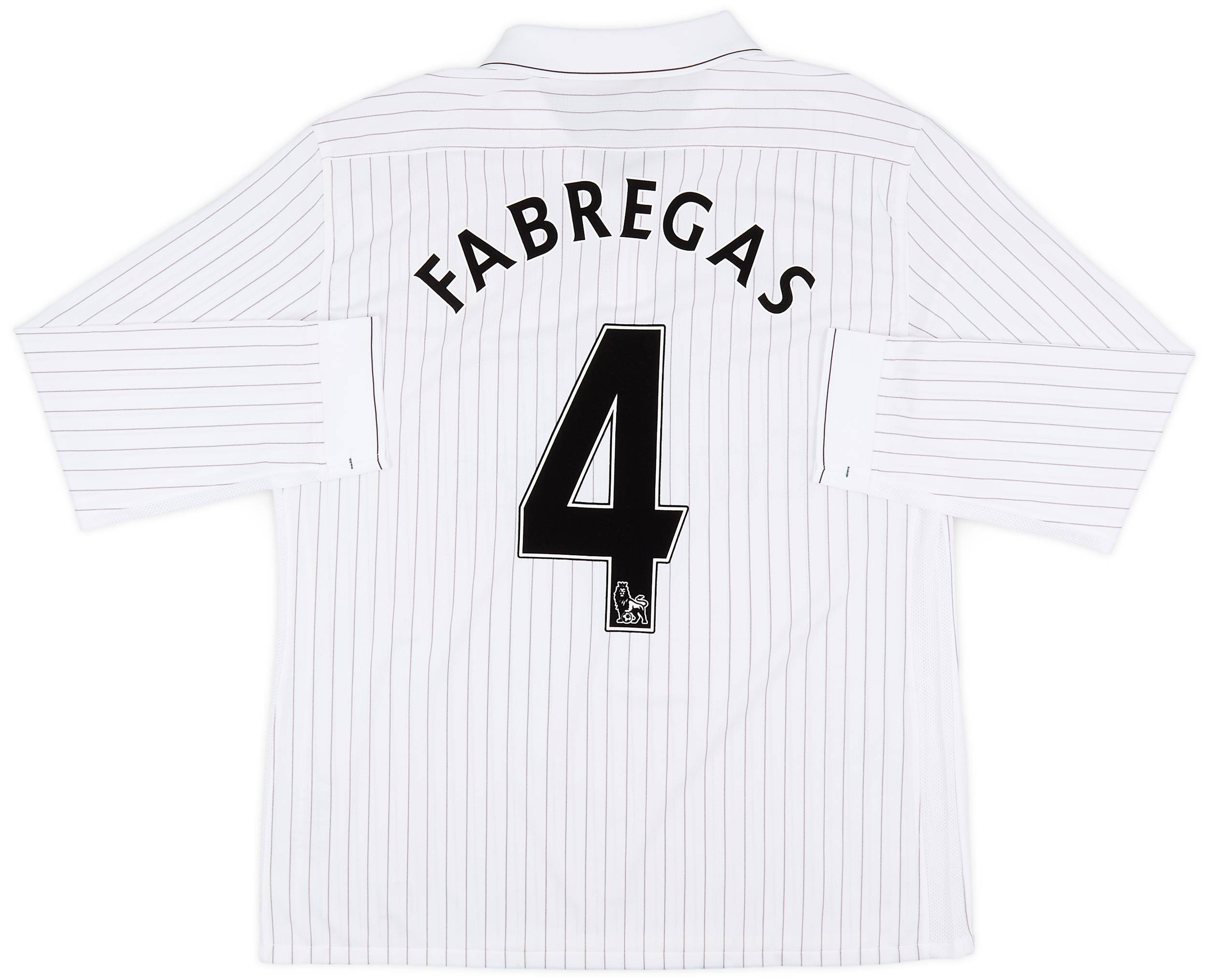 2009-10 Arsenal Player Issue Third L/S Shirt Fabregas #4 (XL)