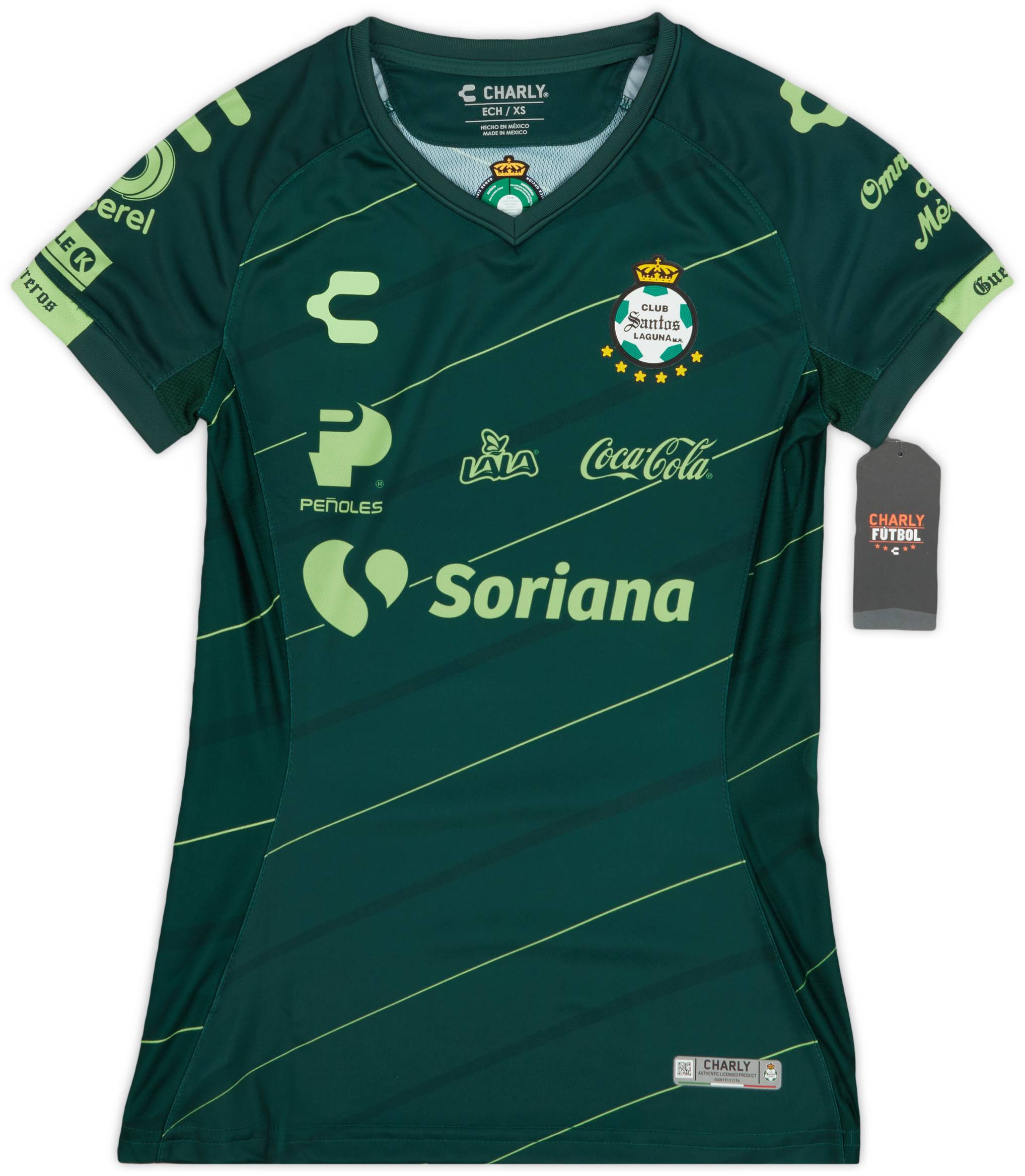 Lala Laguna Mexico Men's Charly Green Santos Laguna 2021/22 Away