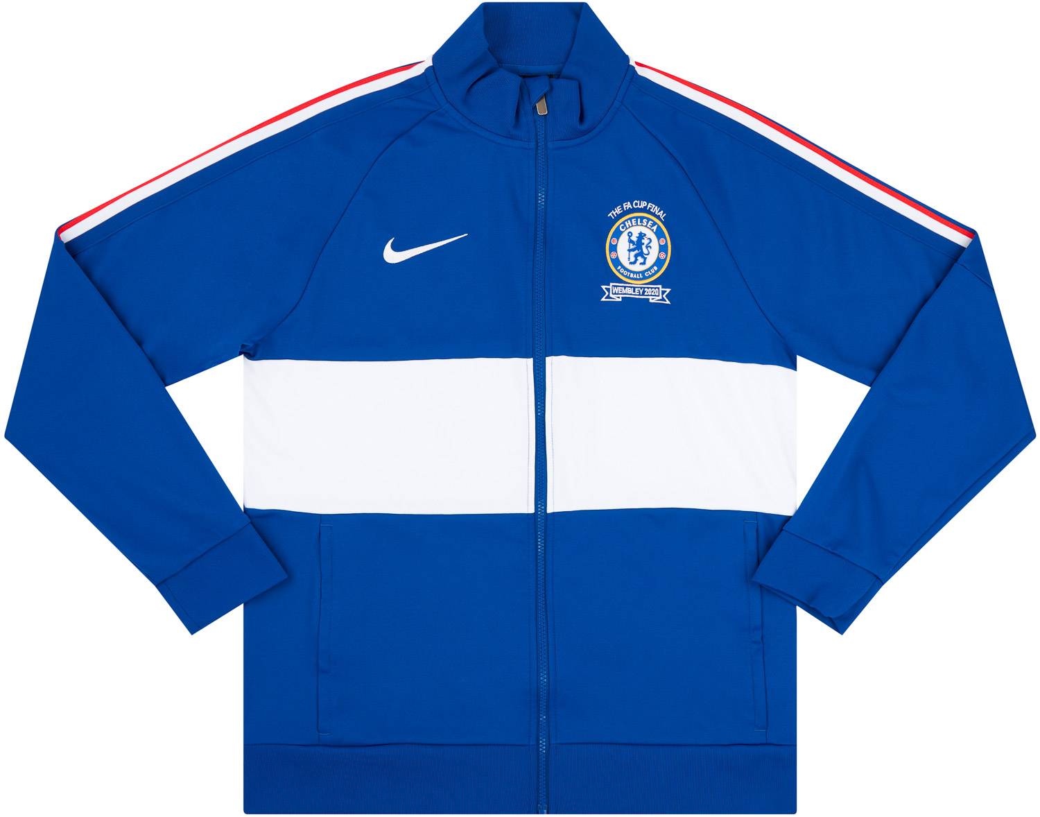 2019-20 Chelsea Player Issue Stadium Jacket 'Final Wembley 2020'
