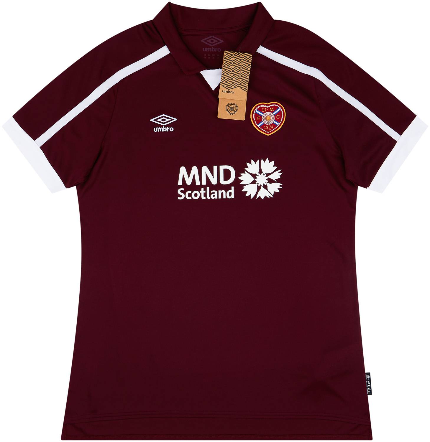 2021-22 Hearts Home Shirt - NEW - (Womens)