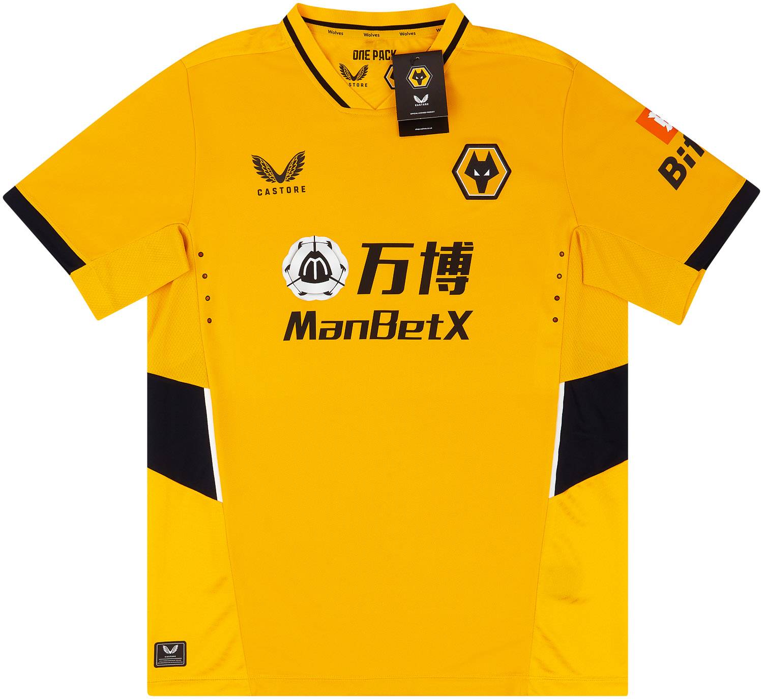 2021-22 Wolves Player Issue Pro Home Shirt - NEW