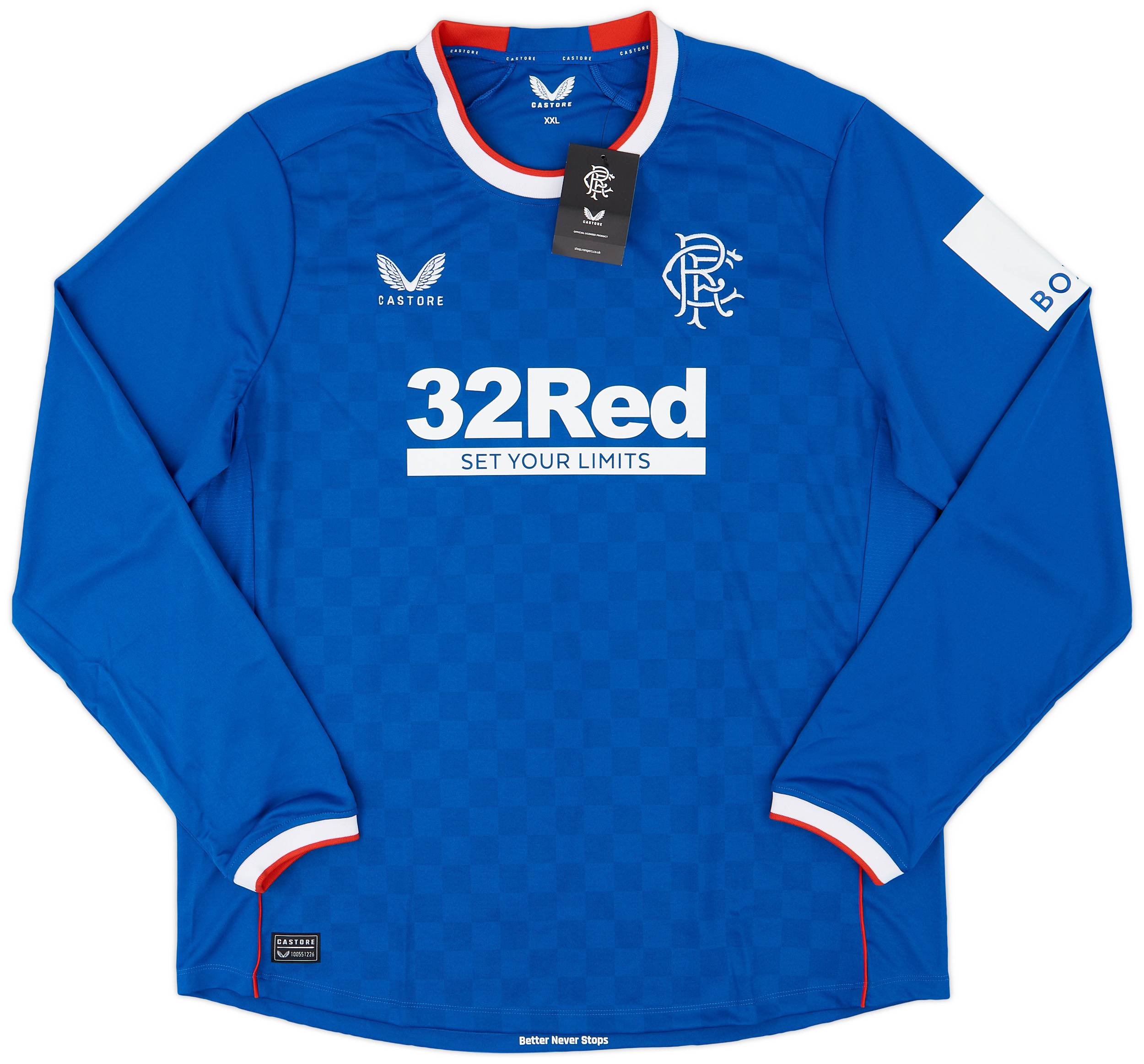 2022-23 Rangers Home L/S Shirt