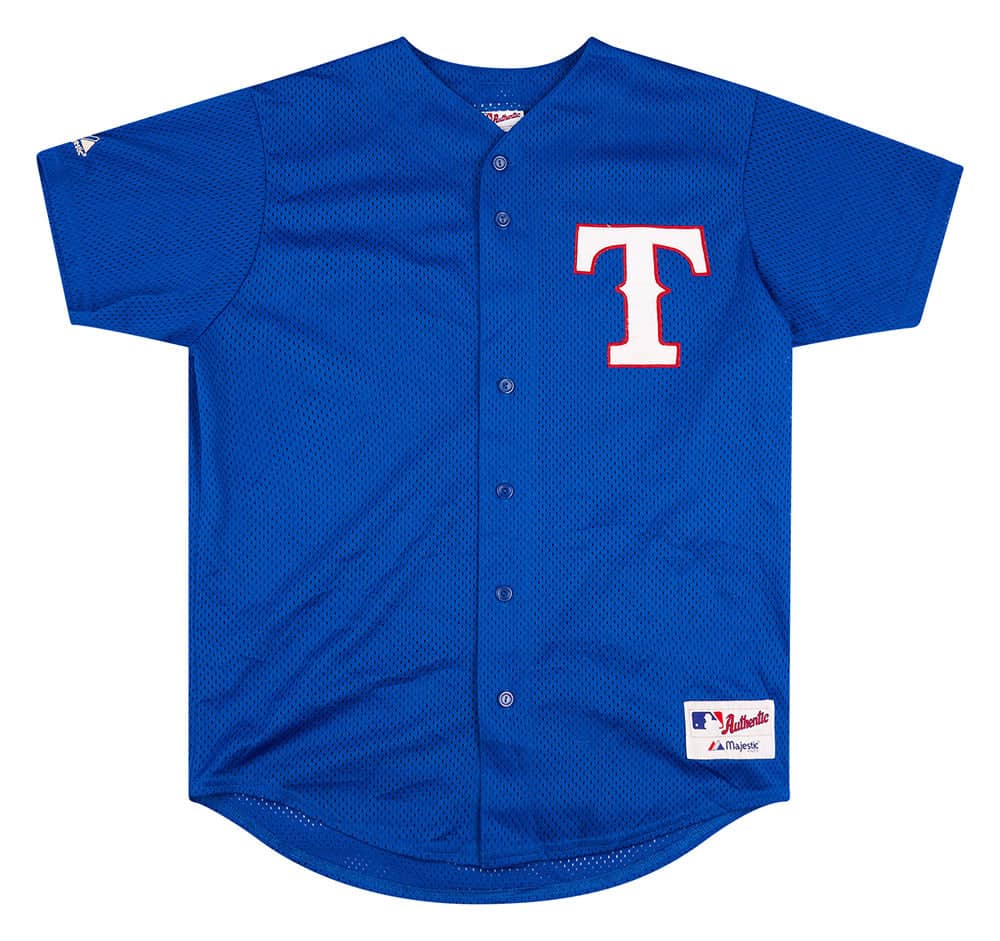 2000s Texas Rangers Majestic Authentic Training Jersey M