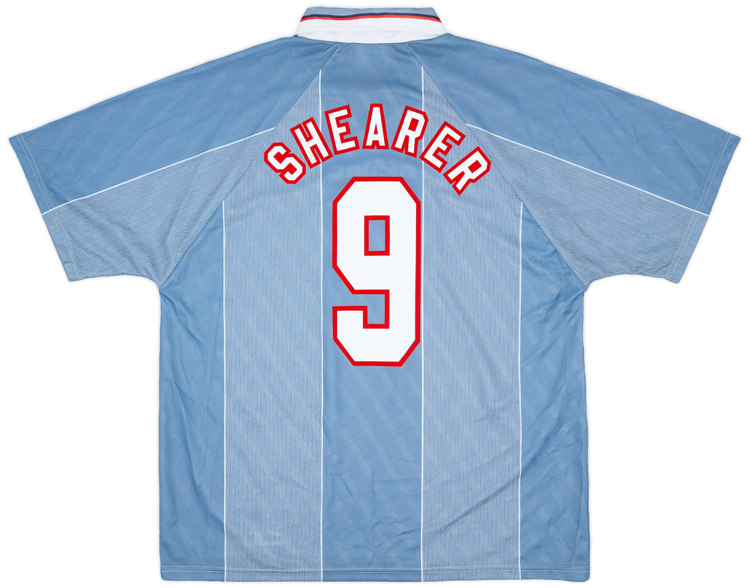 1996-97 England Away Shirt Shearer #9 - 9/10 - (XL)
