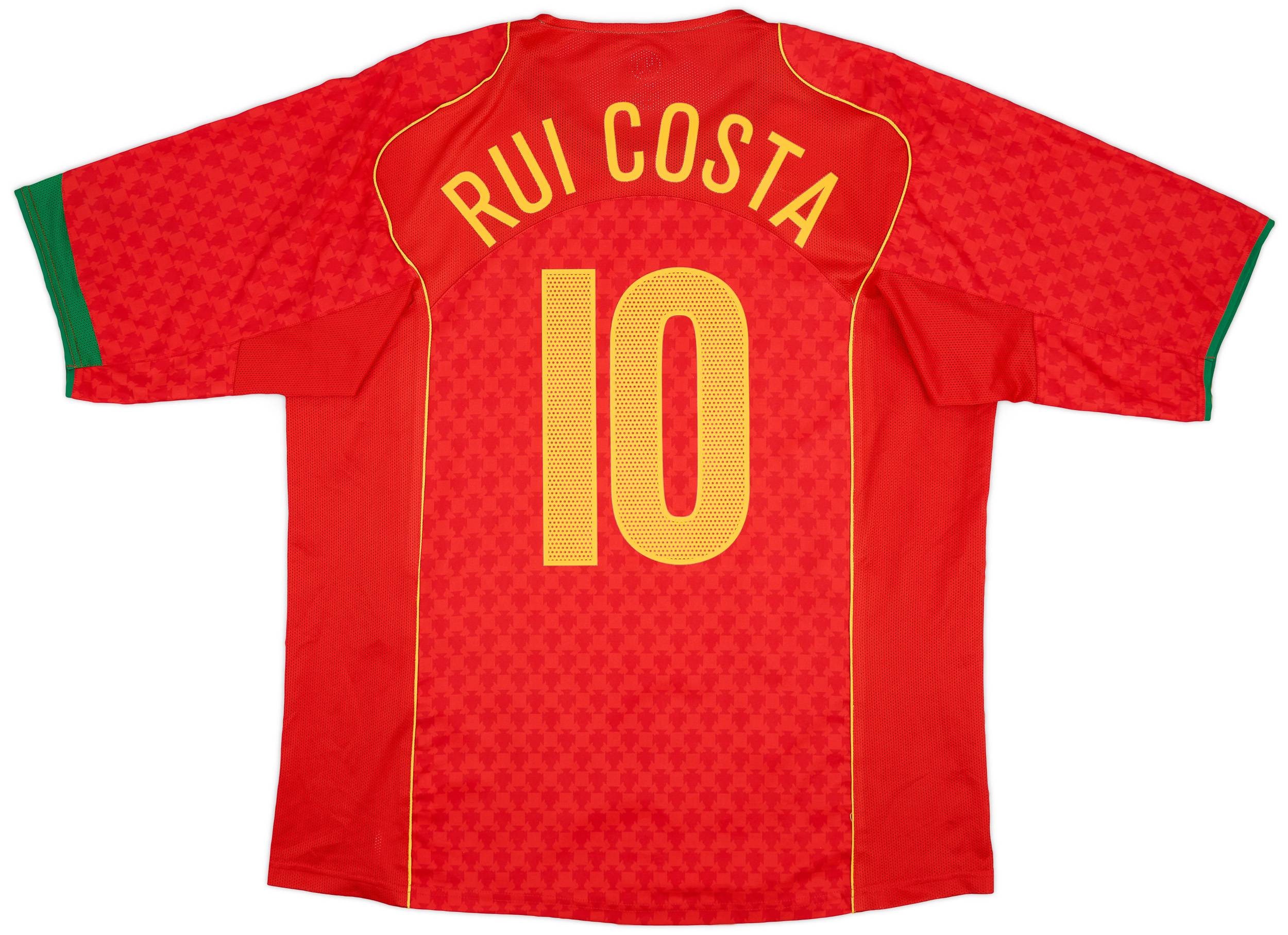 2004-06 Portugal Home Shirt Rui Costa #10 - 9/10 - (XL)