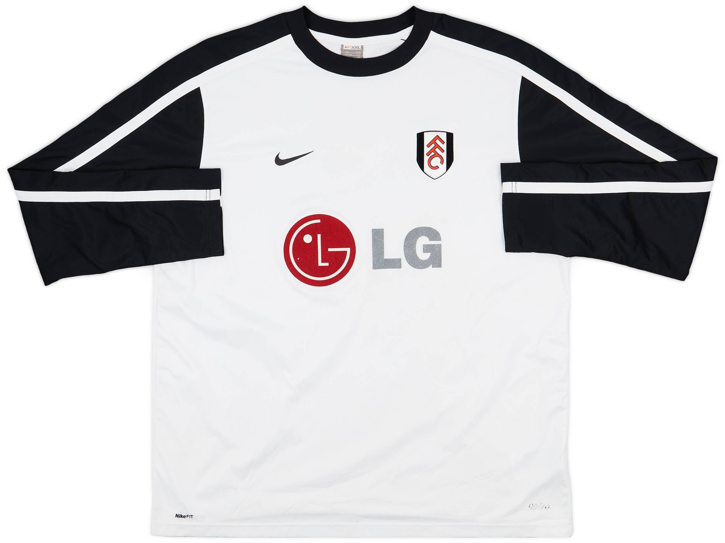 2009-10 Fulham Home L/S Shirt Dempsey #23 - 9/10 - (XXL)